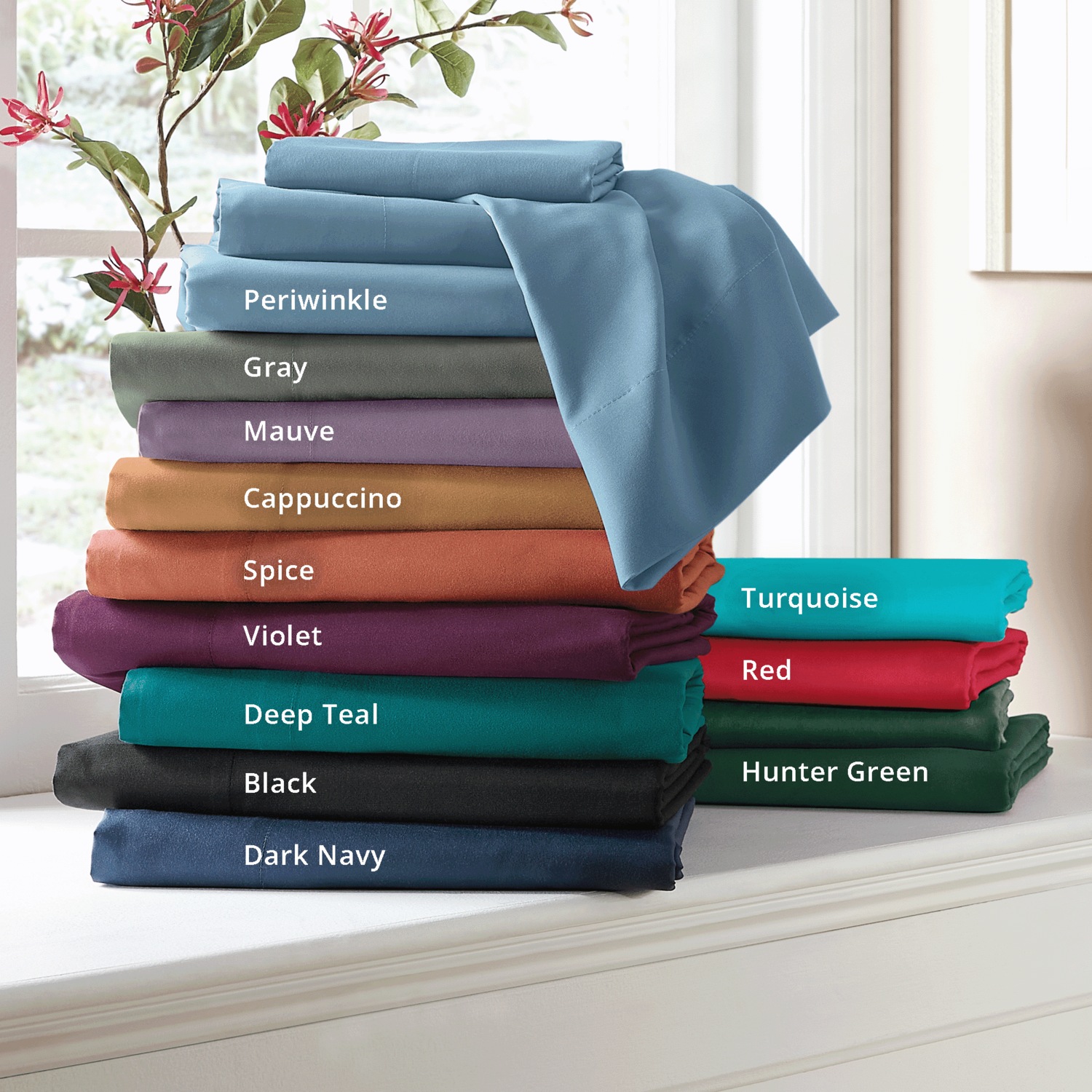 Color Connection Microfiber Sheet Set | Montgomery Ward