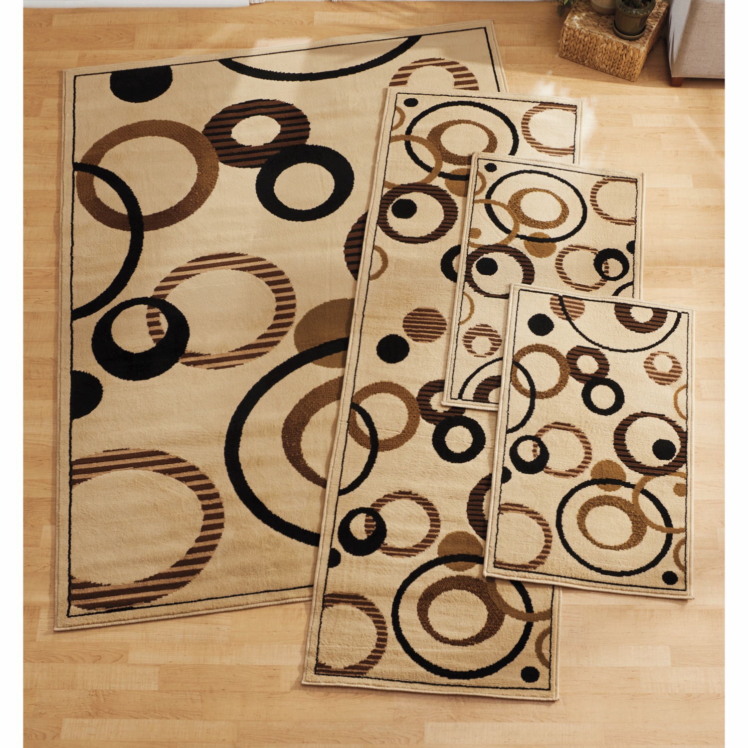 Geo Rings Rug Set | Montgomery Ward
