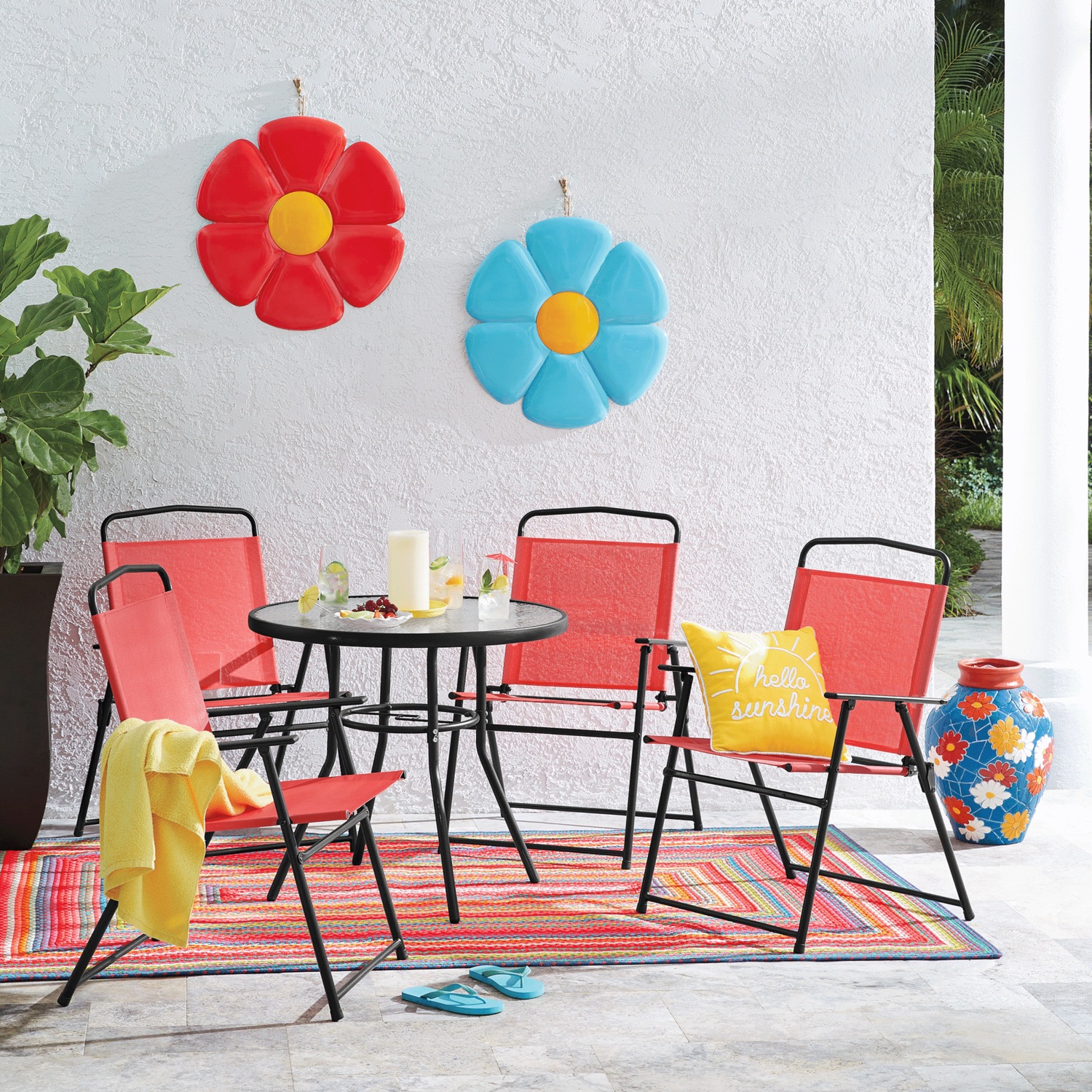 5-Piece Outdoor Table and Chairs Set | Montgomery Ward