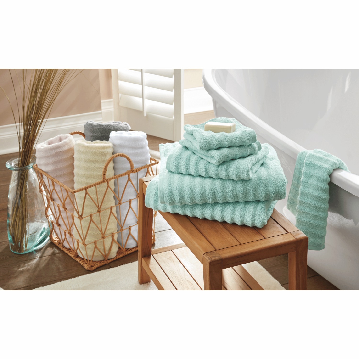 Spa Zero Twist 6-piece Towel Set | Montgomery Ward