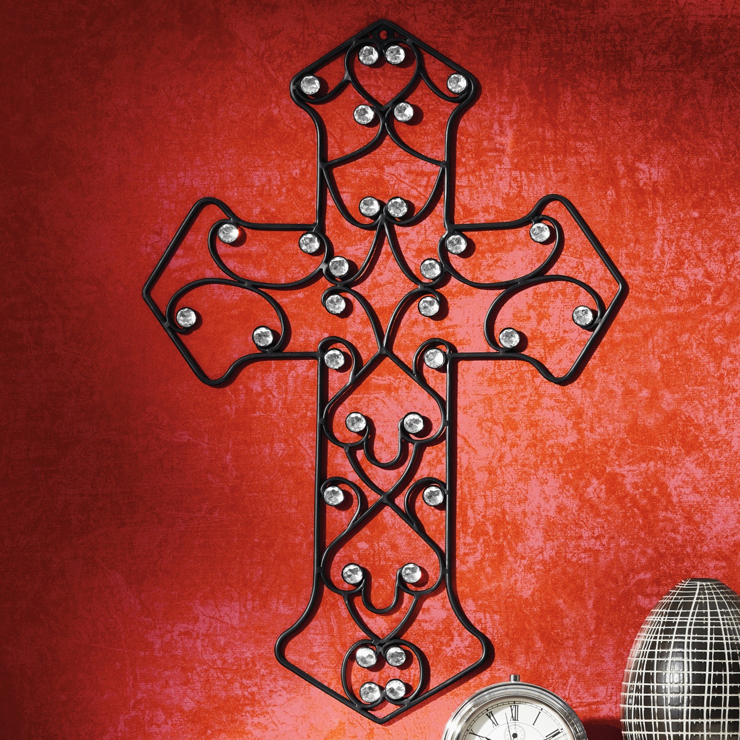 Gem Scroll Metal Cross | Montgomery Ward