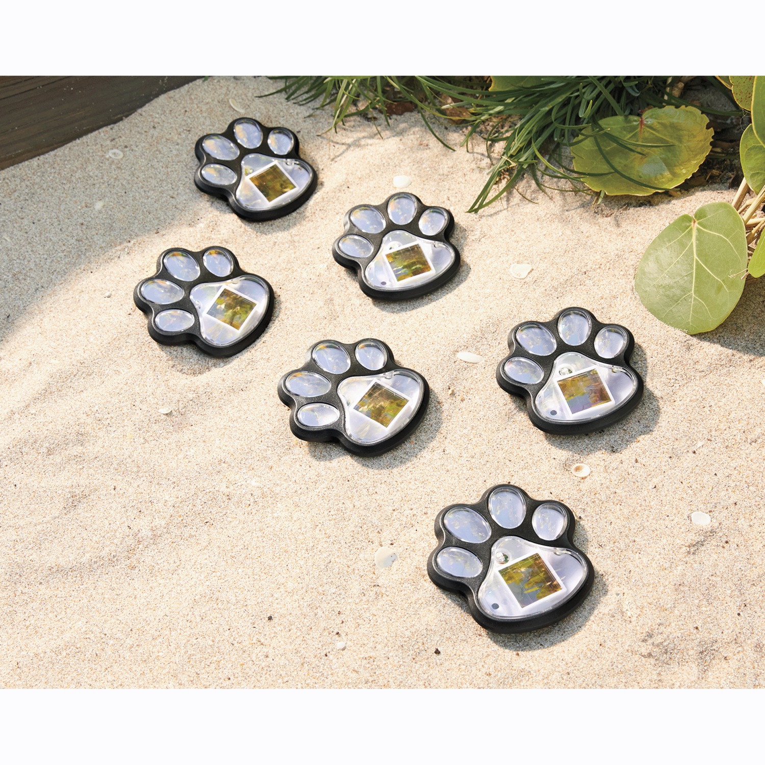 Set of 6 Solar Paw Stake Lights | Montgomery Ward
