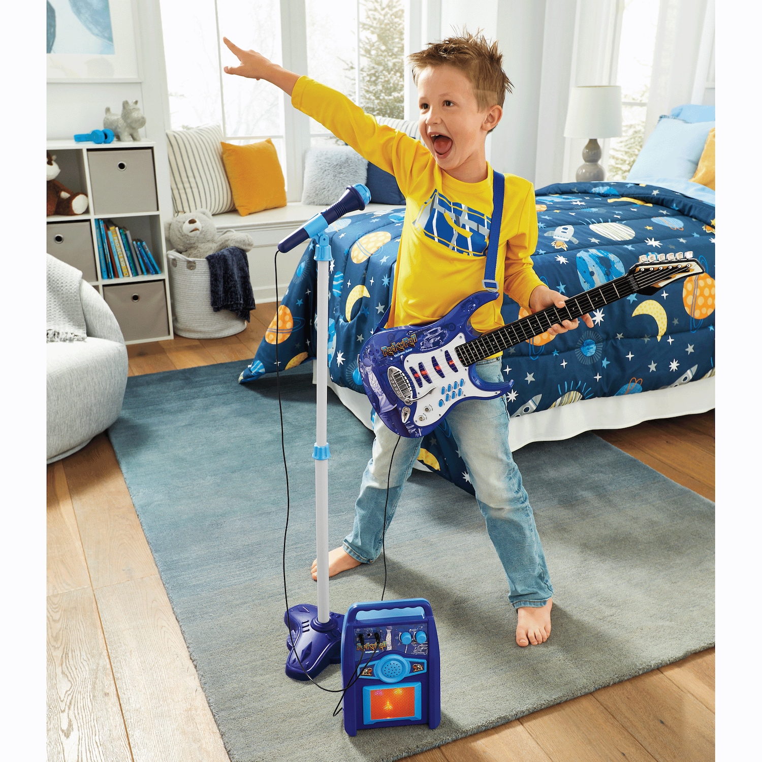 Rock Guitar Set with Amp and Mic | Montgomery Ward