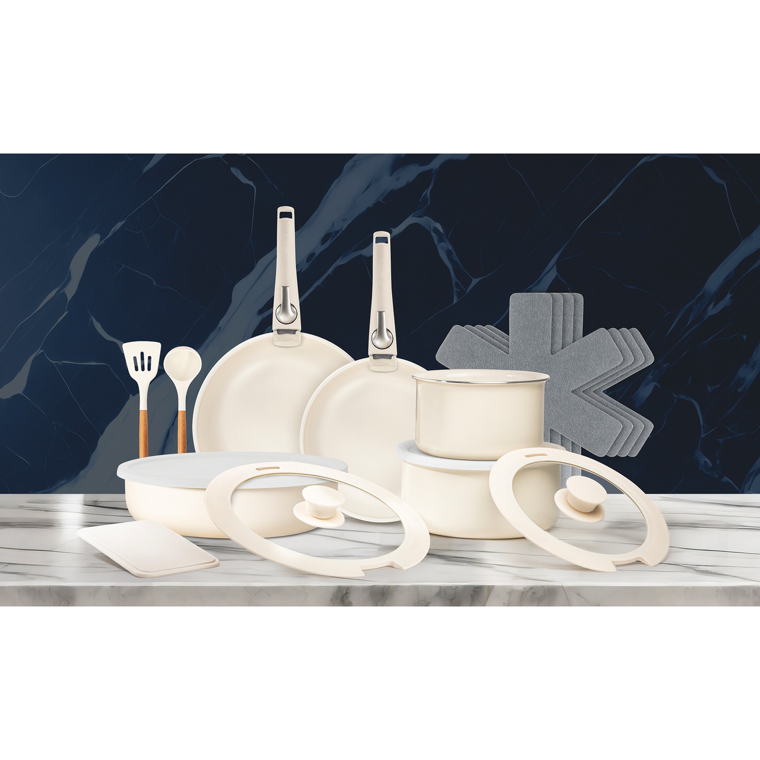 Gotham Steel 18-piece Detachable Cookware Set | Montgomery Ward