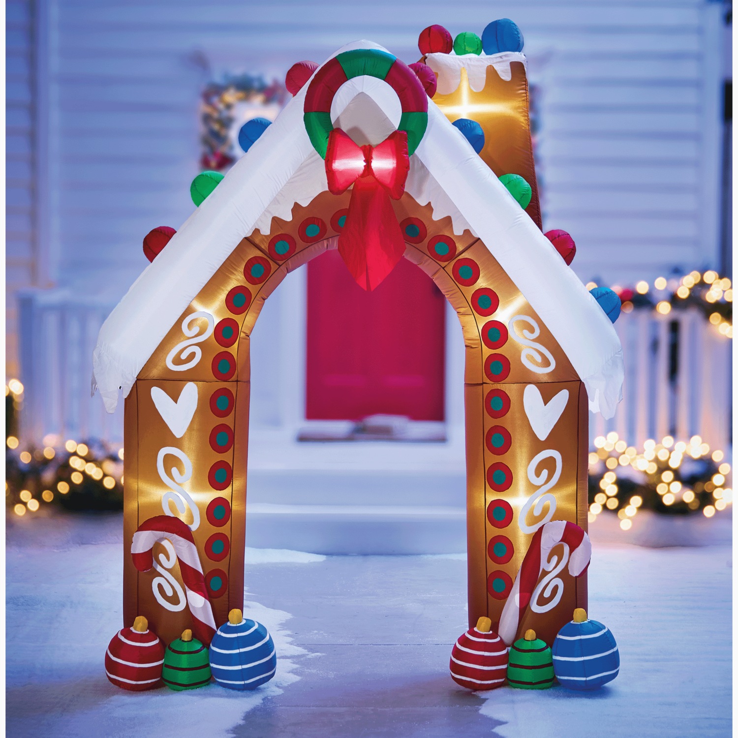Gingerbread Archway Inflatable | Montgomery Ward