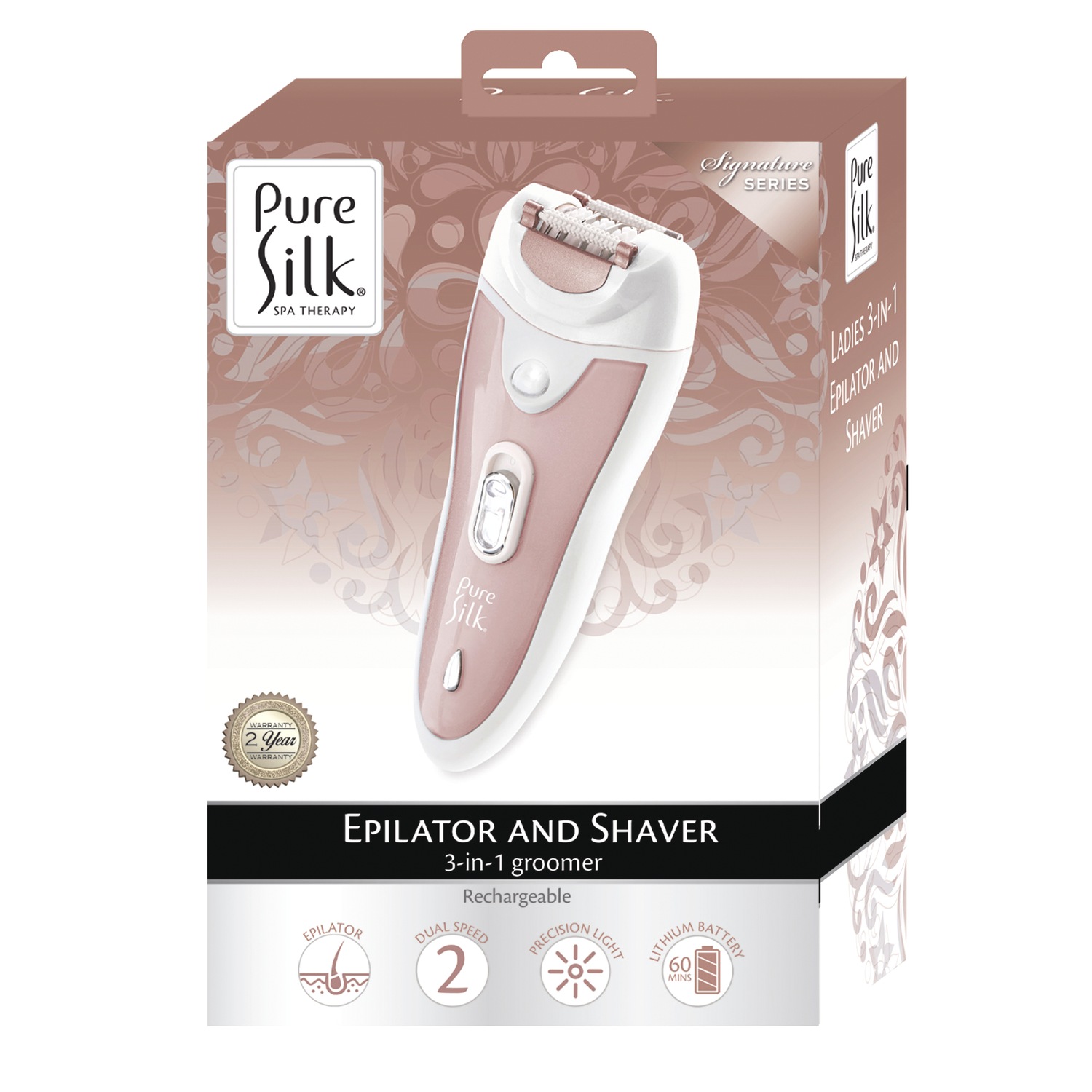 Pure Silk Ladies 3-in-1 Epilator & Shaver | Montgomery Ward
