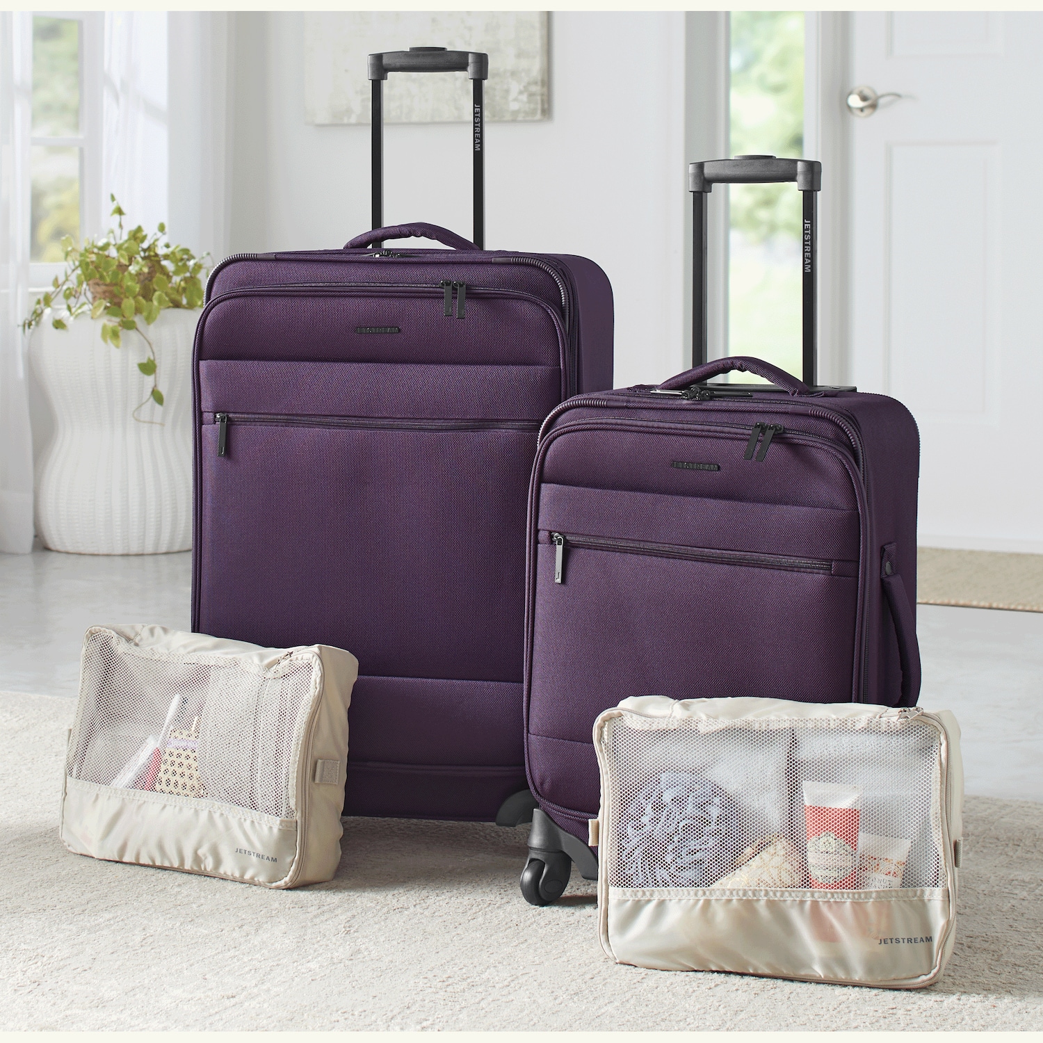 Jetstream 4-Piece Softside Luggage Set | Montgomery Ward