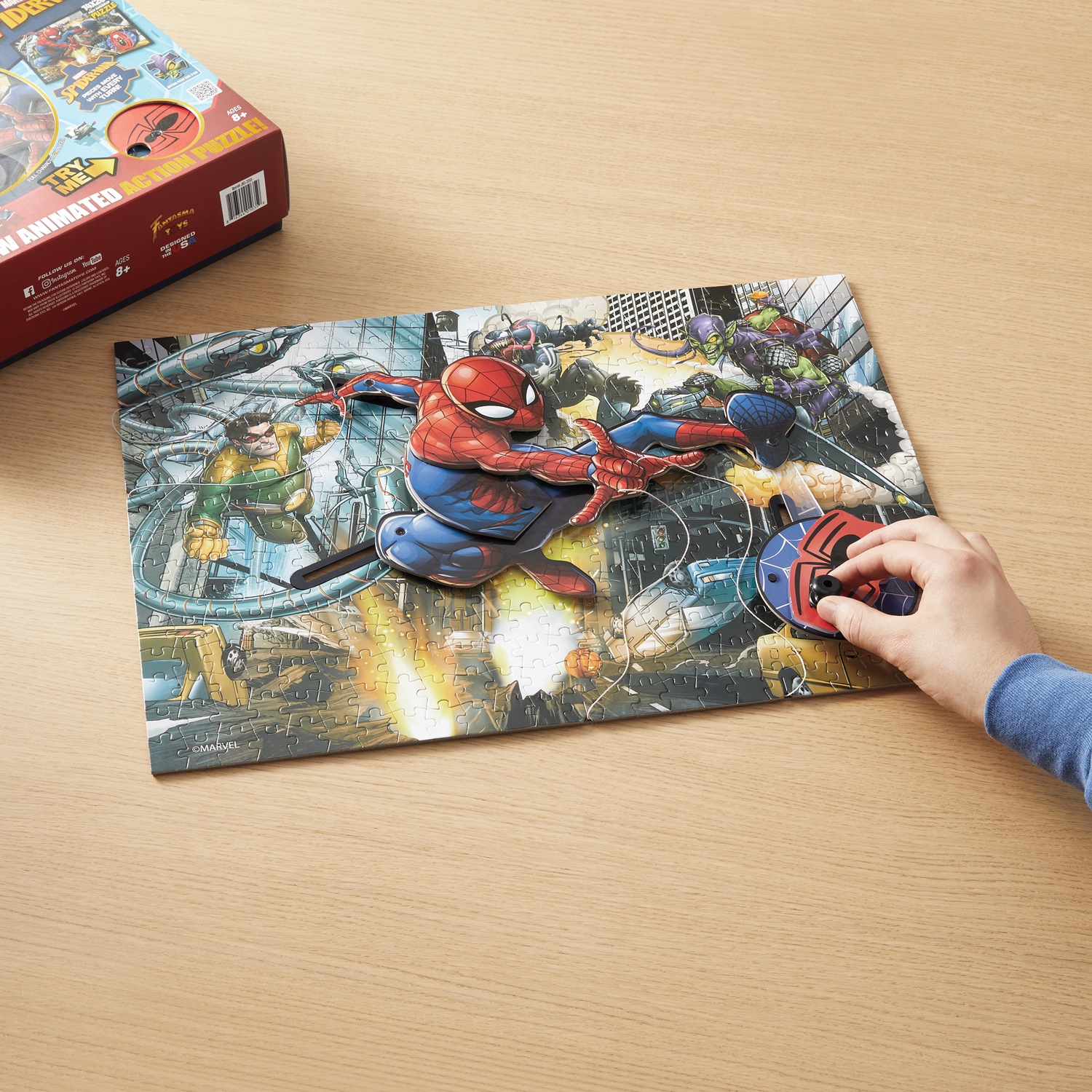 Spider-Man Animated Action Puzzle | Montgomery Ward