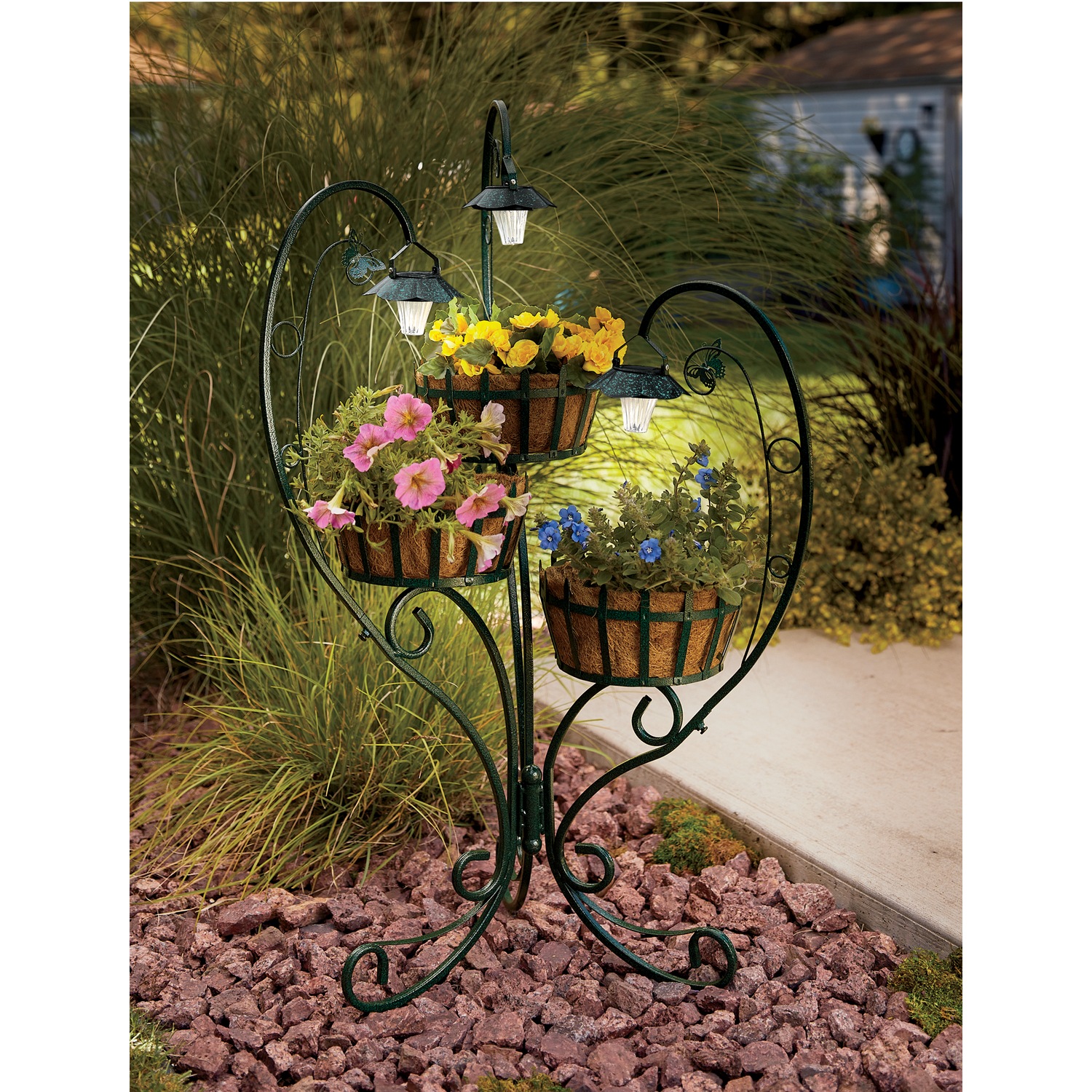 Solar Scroll Planter | Montgomery Ward