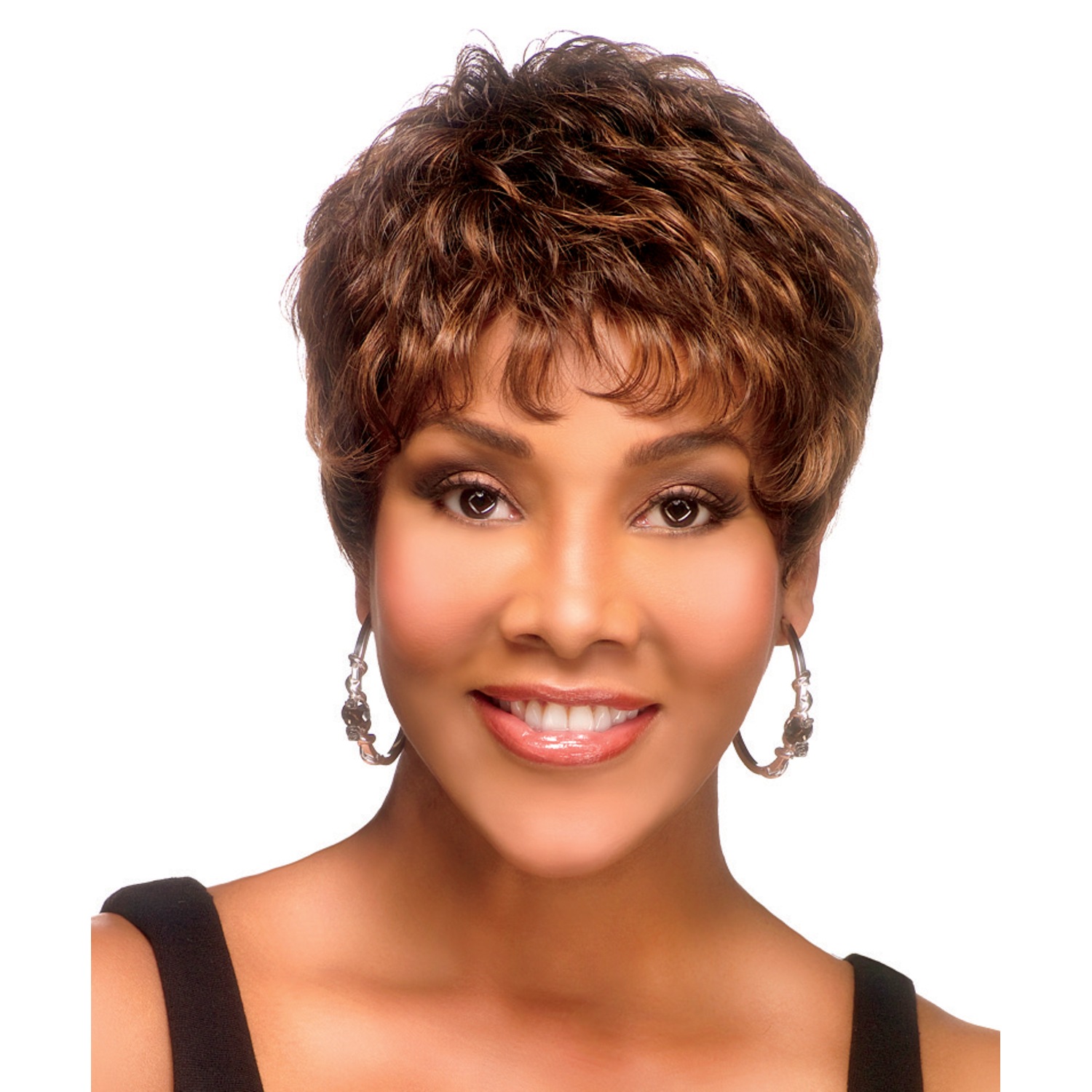 Vivica Fox Layered Pixie Human-Hair Wig | Montgomery Ward