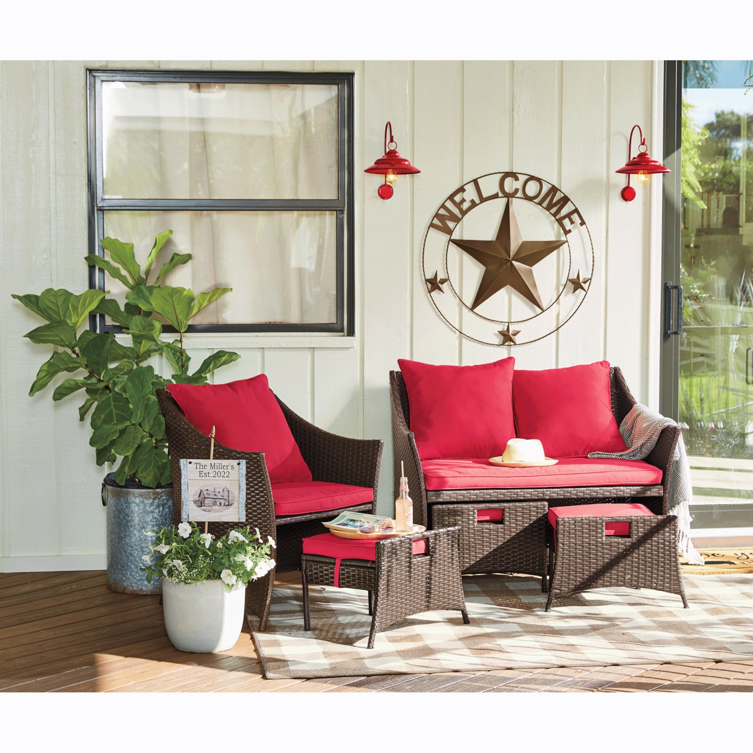 30" Welcome Star Wall Art | Montgomery Ward