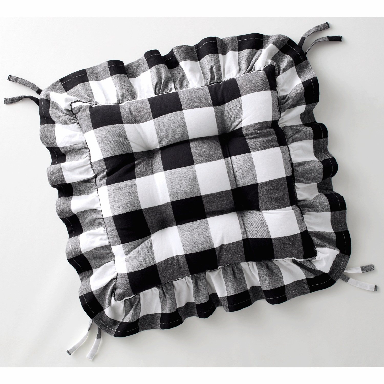Buffalo Check Chair Cushions