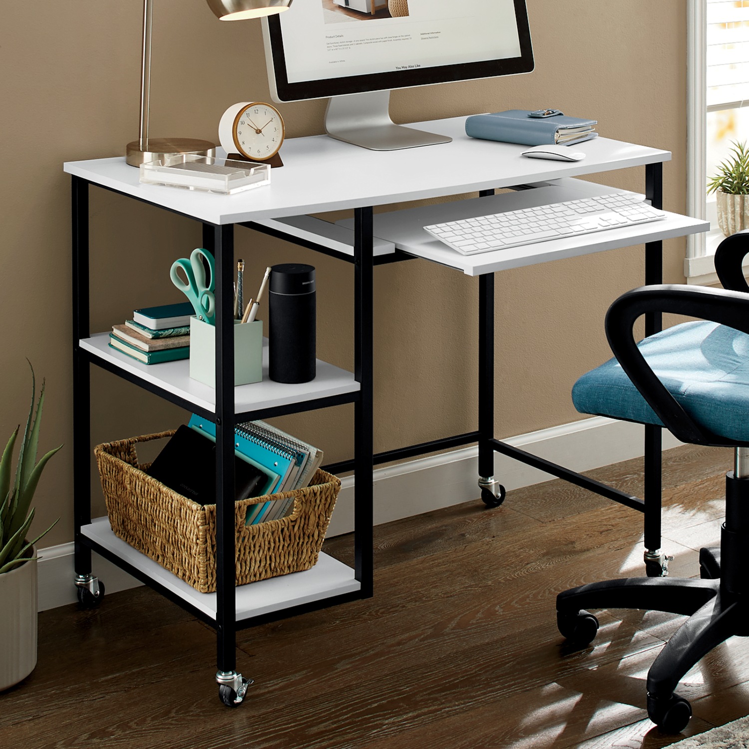 Home Office Powered Desk | Montgomery Ward