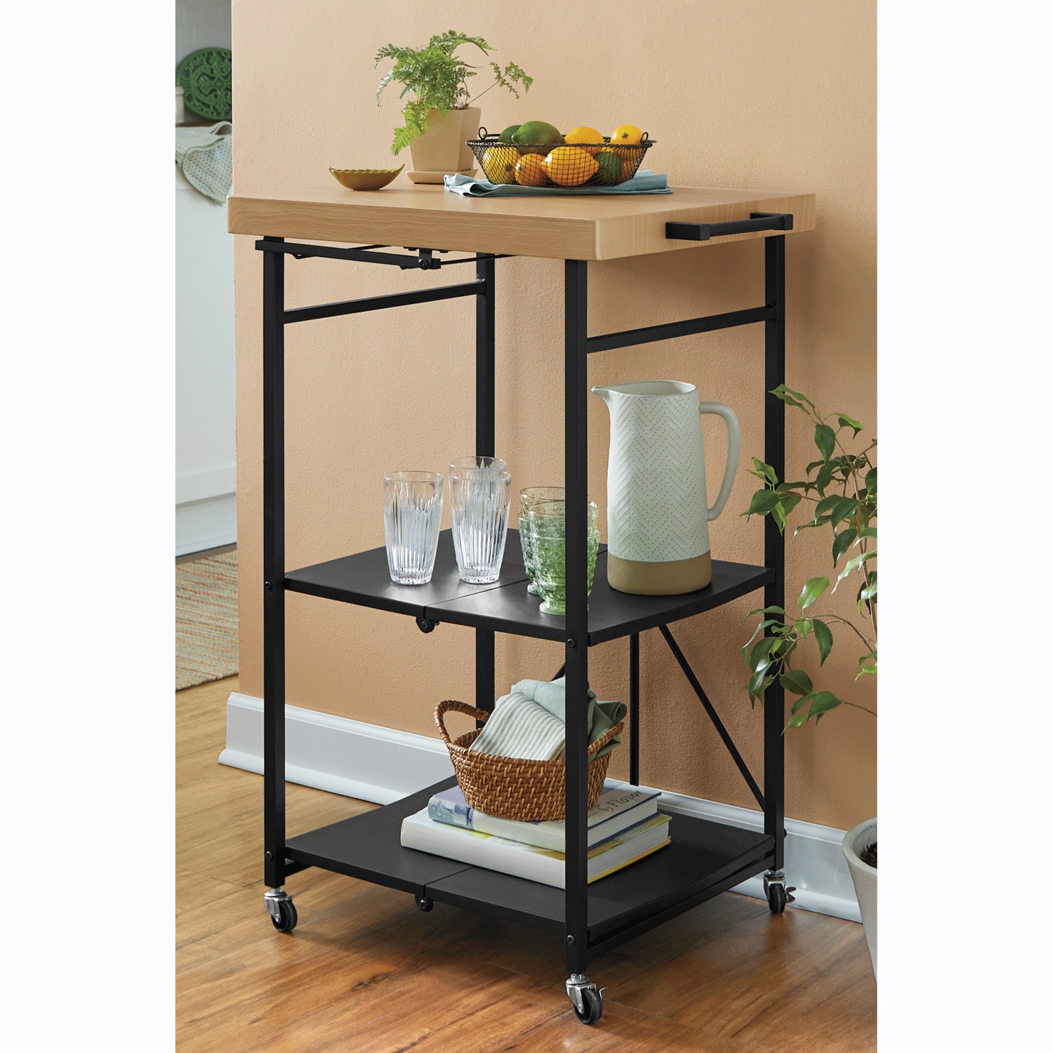 Compact Folding Kitchen Cart | Montgomery Ward
