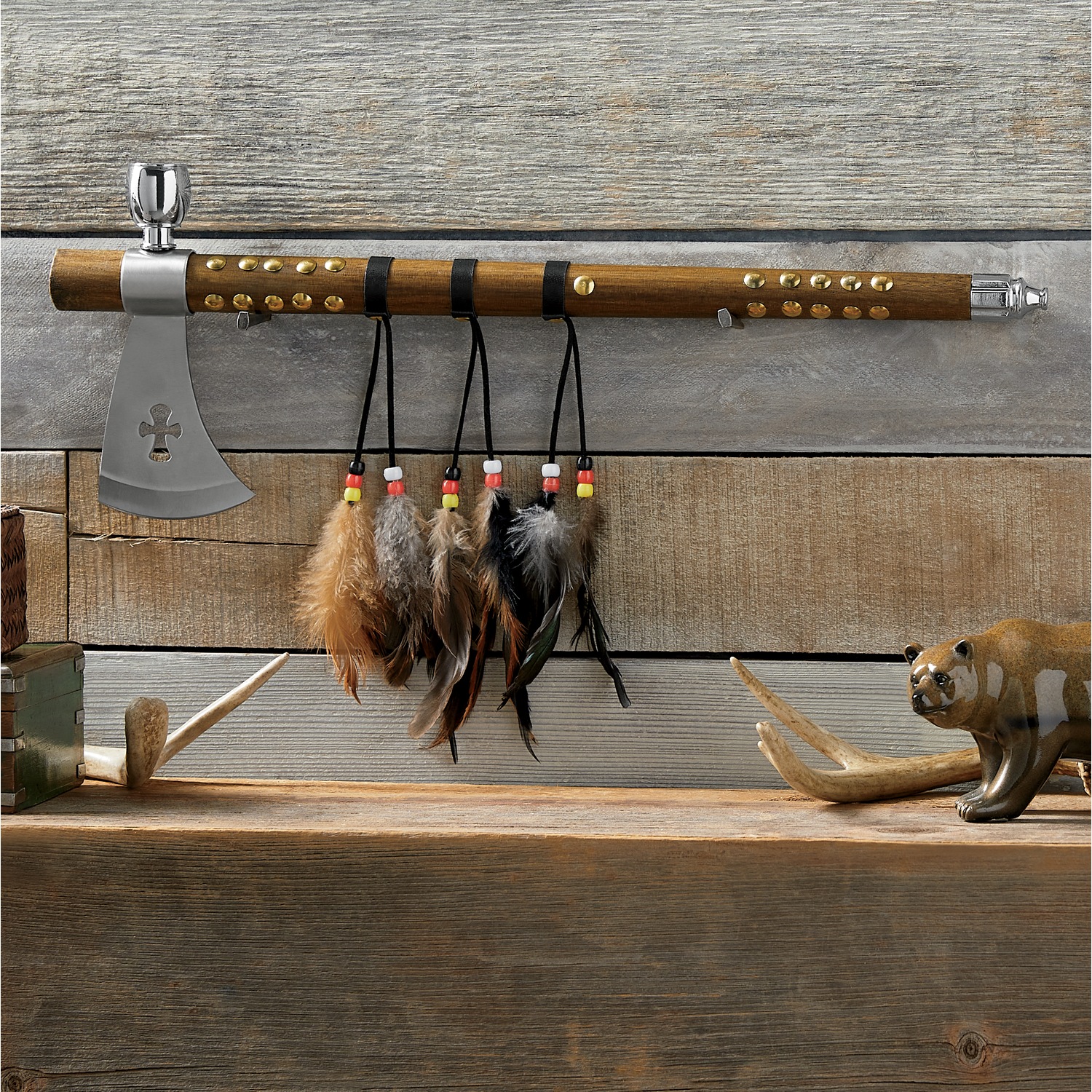 Decorative Peace Pipe Tomahawk | Montgomery Ward