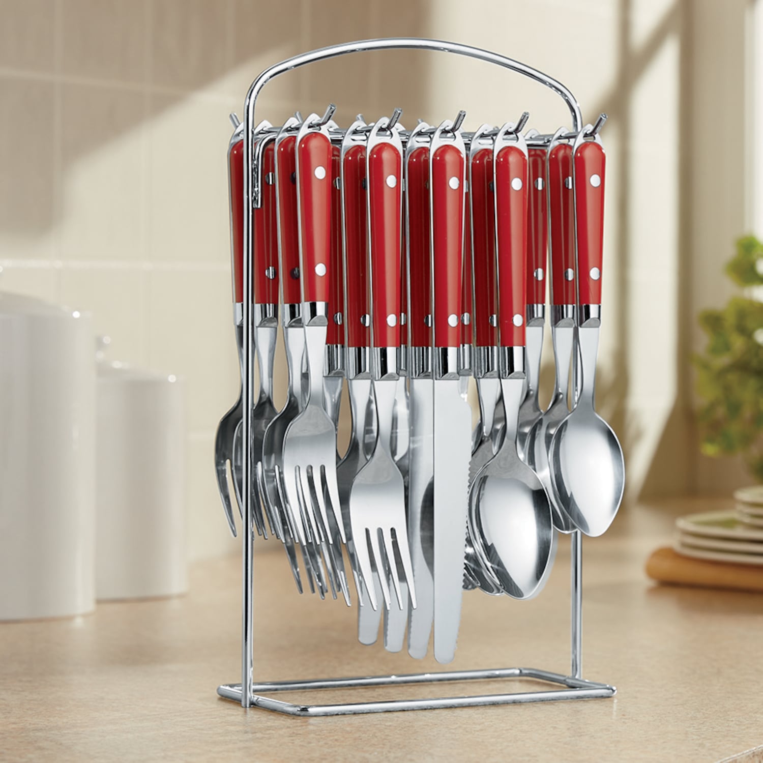 20-Piece Hanging Flatware Set | Montgomery Ward