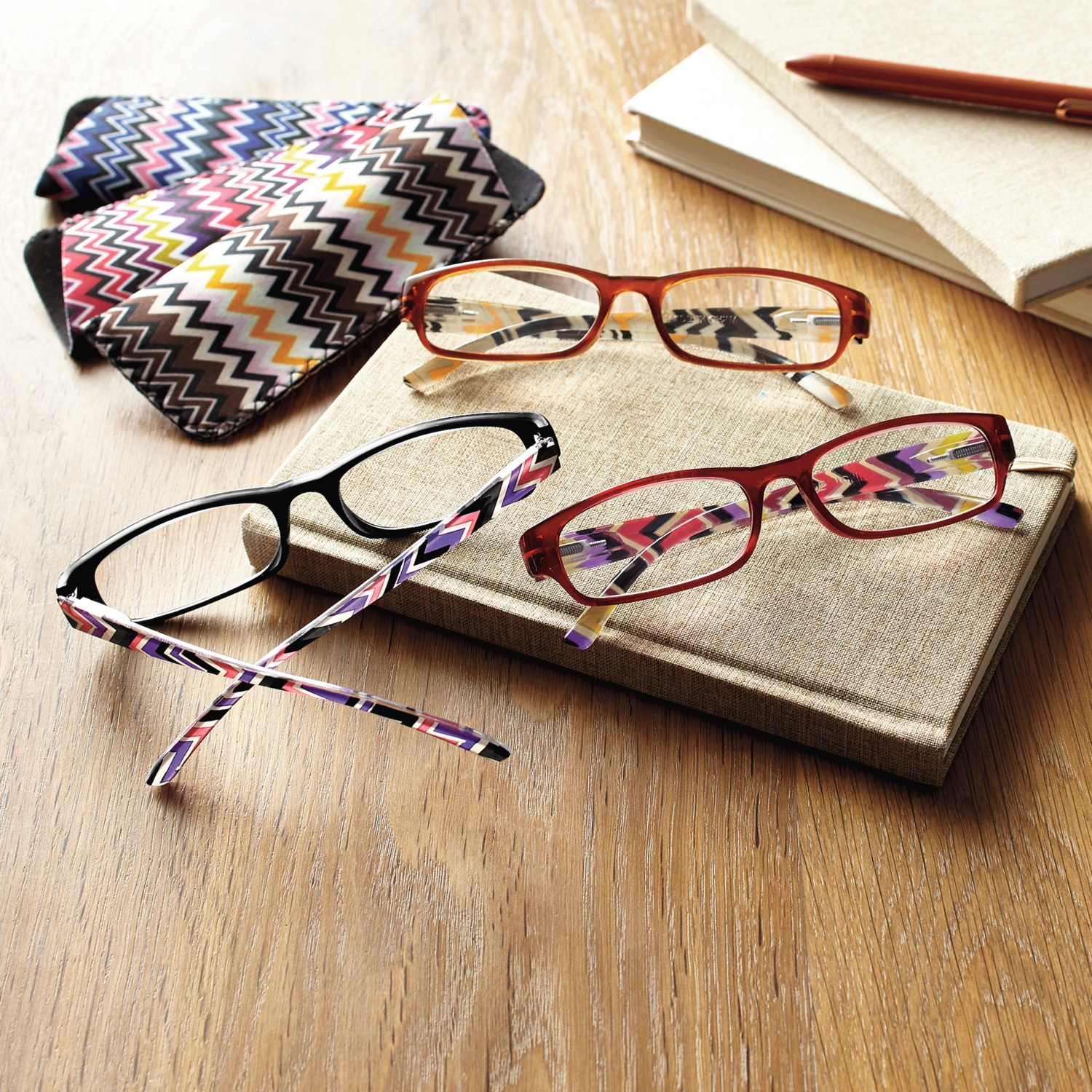 Set of 3 Reading Glasses with Cases | Montgomery Ward