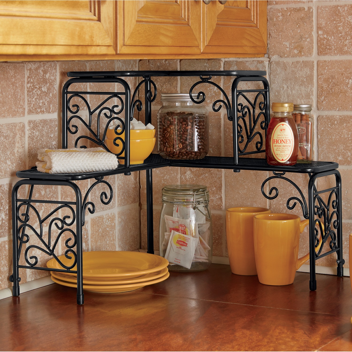 Scroll Corner Shelf | Montgomery Ward