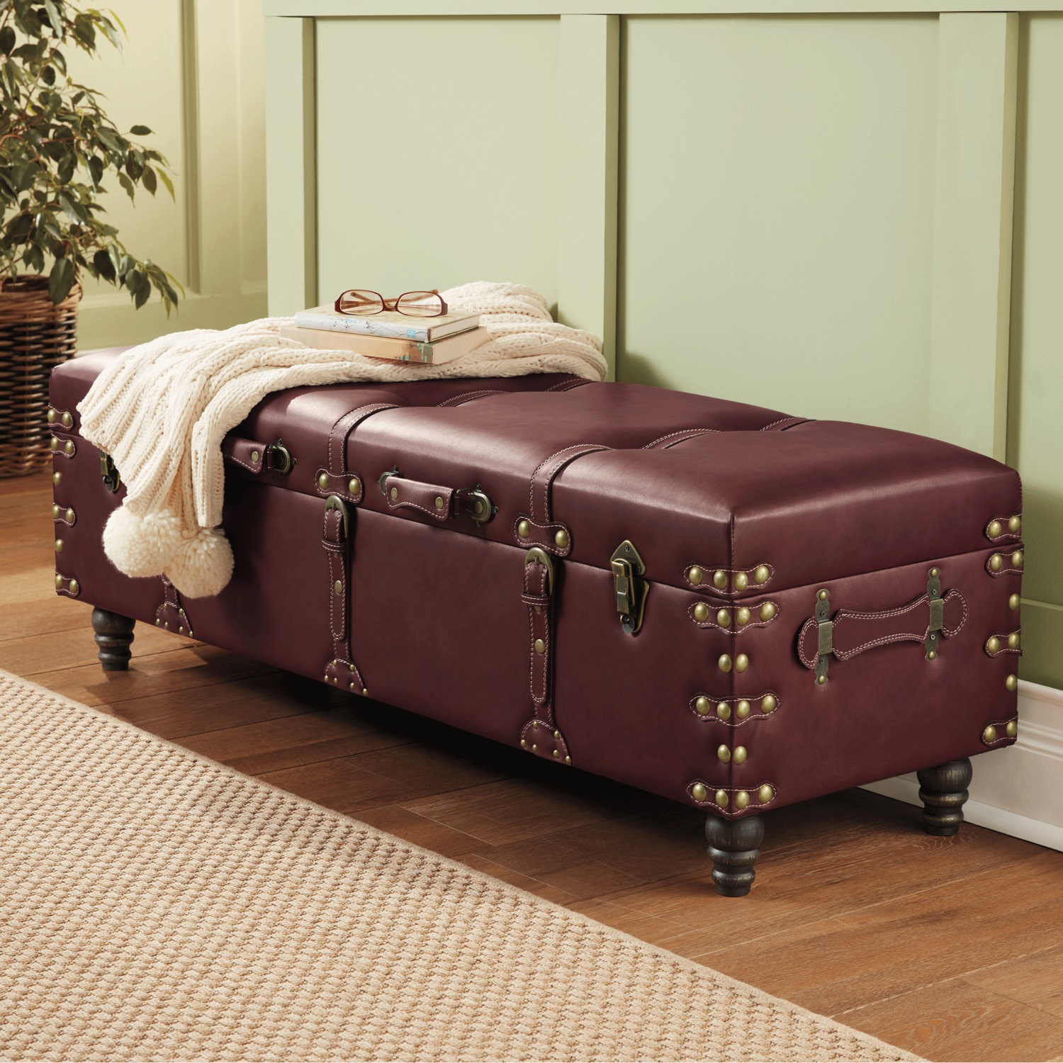 Lee Buckle Storage Bench | Montgomery Ward