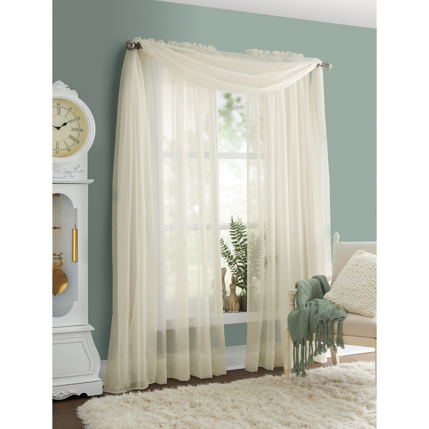 sheer window dressing