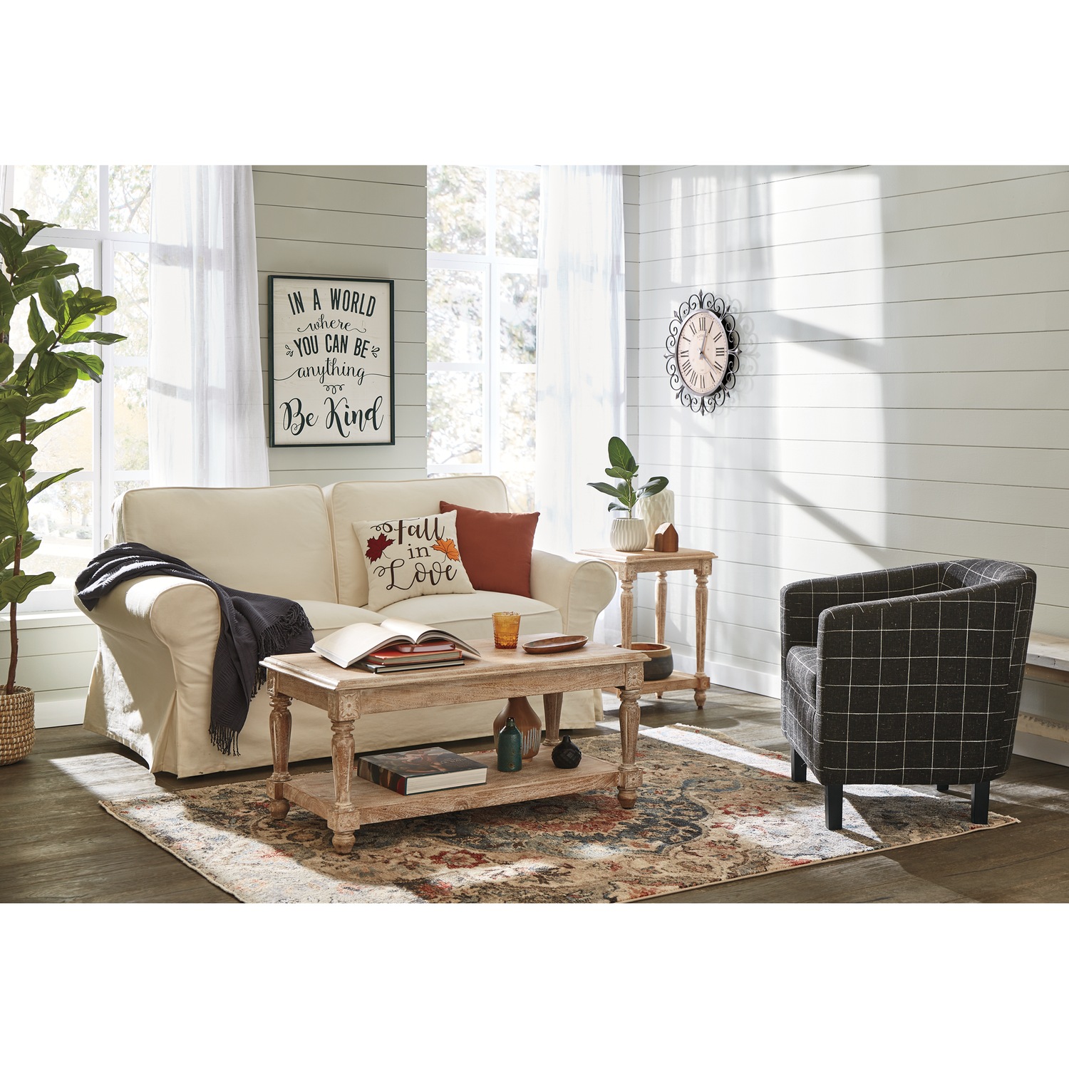 Amery Scroll Wall Clock | Montgomery Ward