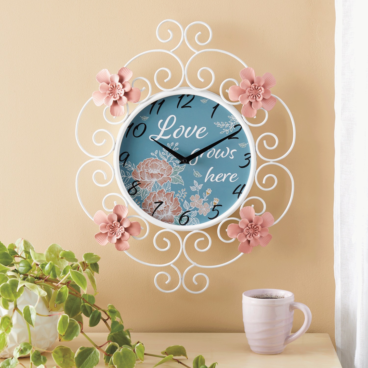 Scroll Cottage Wall Clock | Montgomery Ward