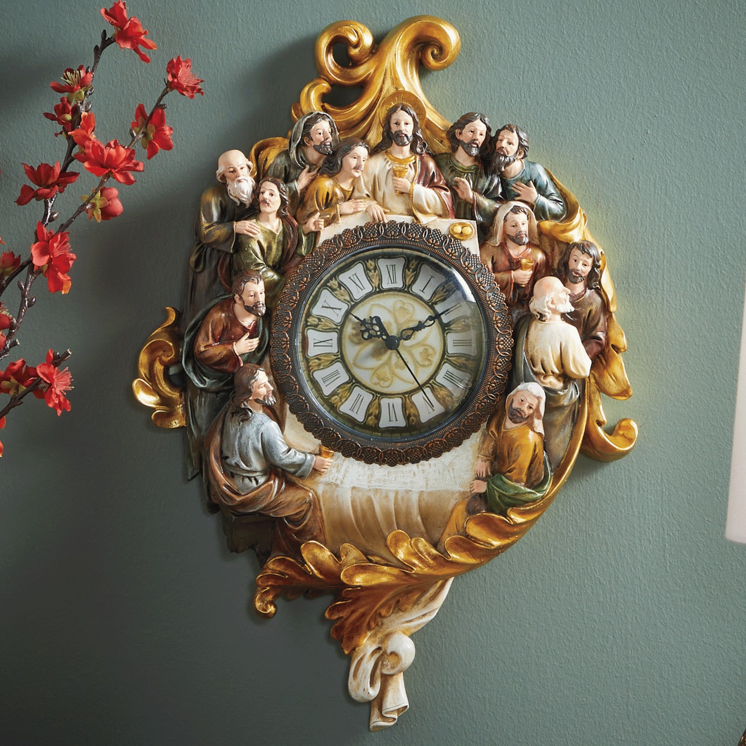 Last Supper Wall Clock | Montgomery Ward