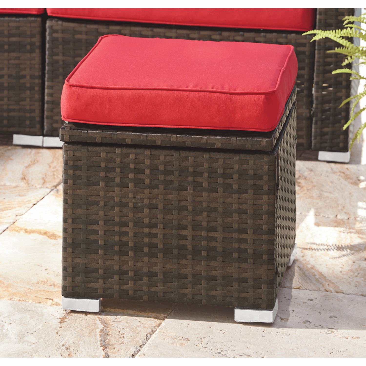 Wicker Storage Stool | Montgomery Ward