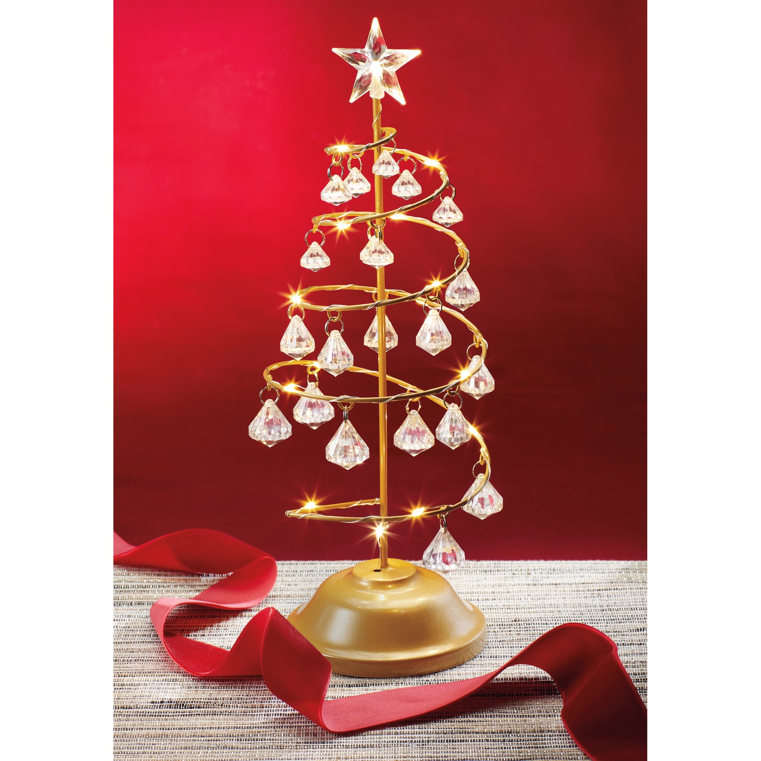 Lit Golden Christmas Tree | Montgomery Ward