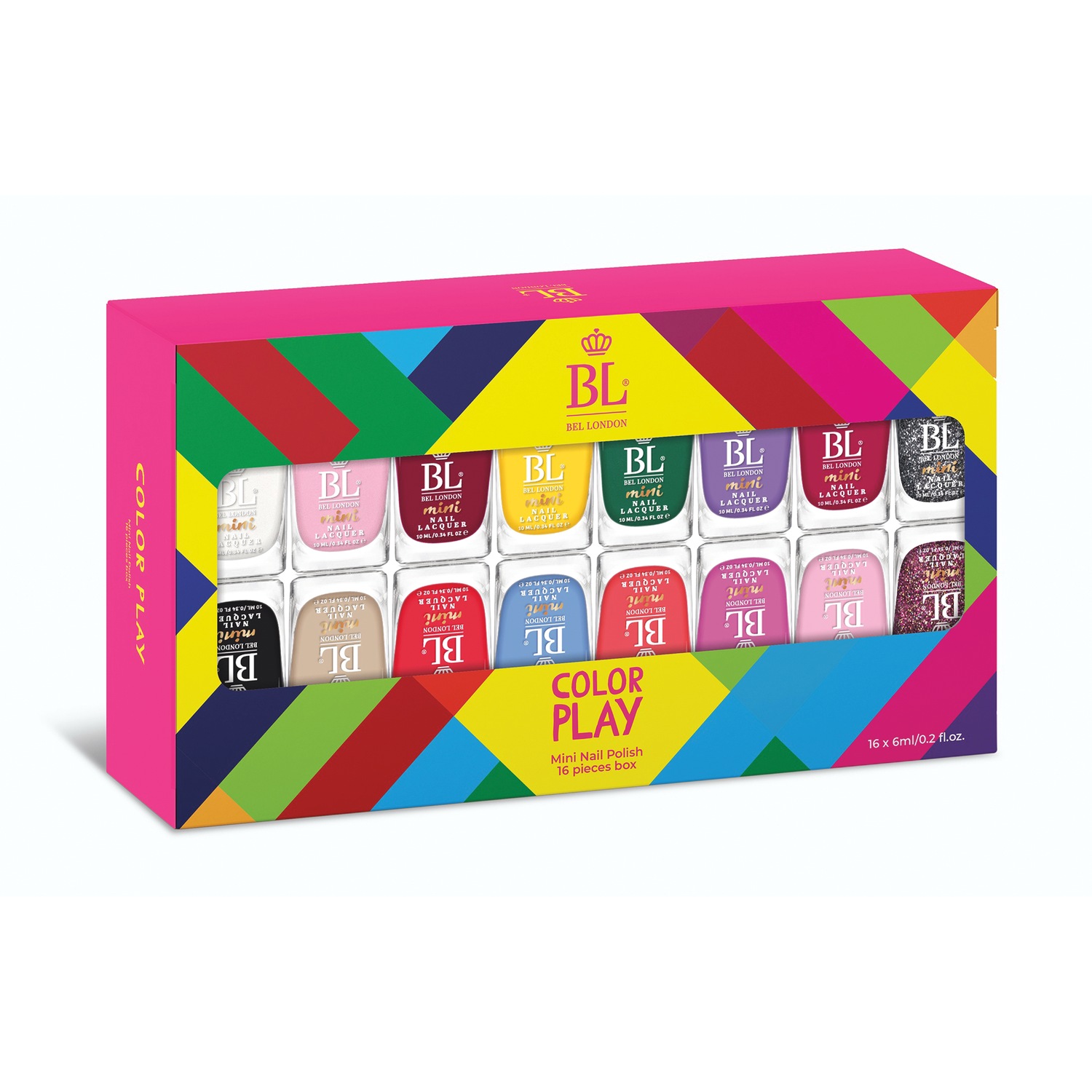 Bel London Color Play 16-Piece Nail Polish Set | Montgomery Ward