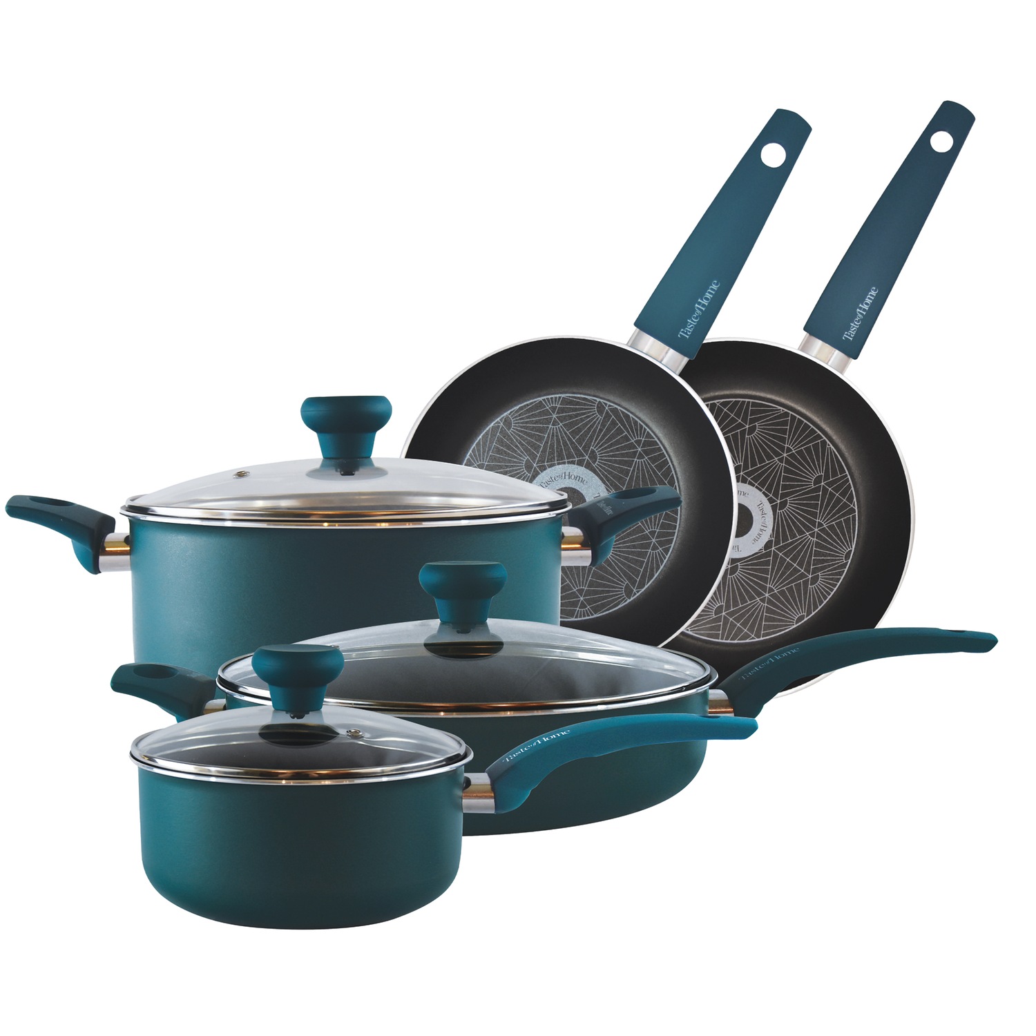 Taste of Home 8-Piece Nonstick Aluminum Cookware Set | Montgomery Ward