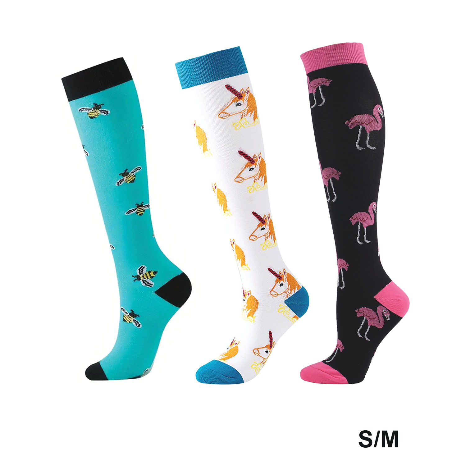 3-Pack Animal Compression Socks | Montgomery Ward