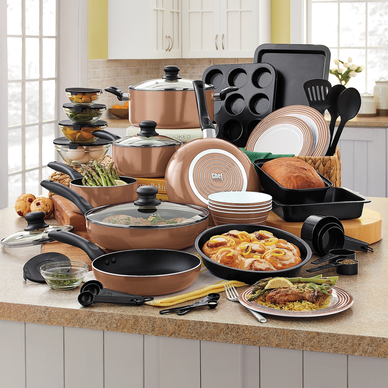 Chef Tested 50-Piece Mega Kitchen Set by Wards | Montgomery Ward