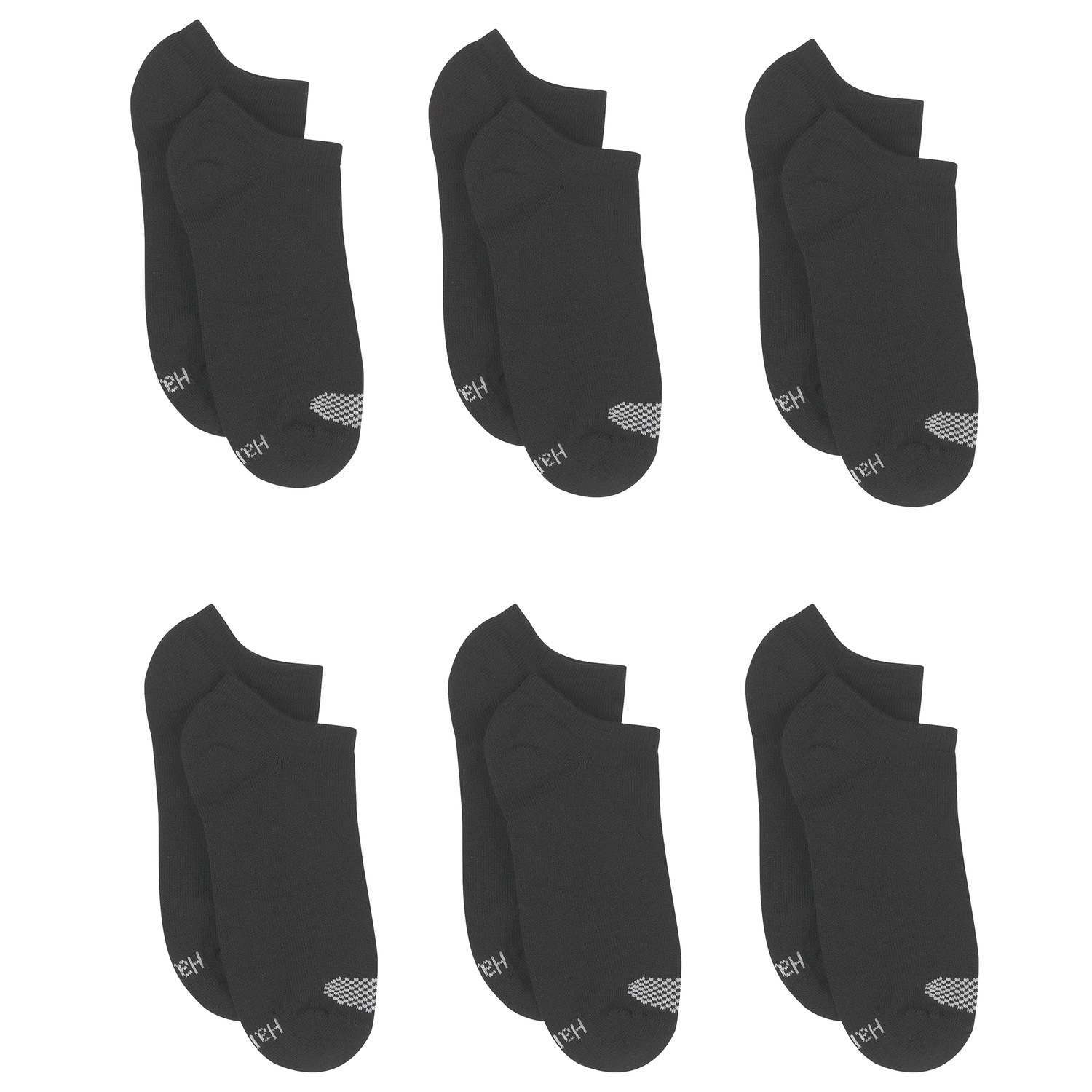 Hanes 6-Pack Cool Comfort No-Show Socks | Montgomery Ward