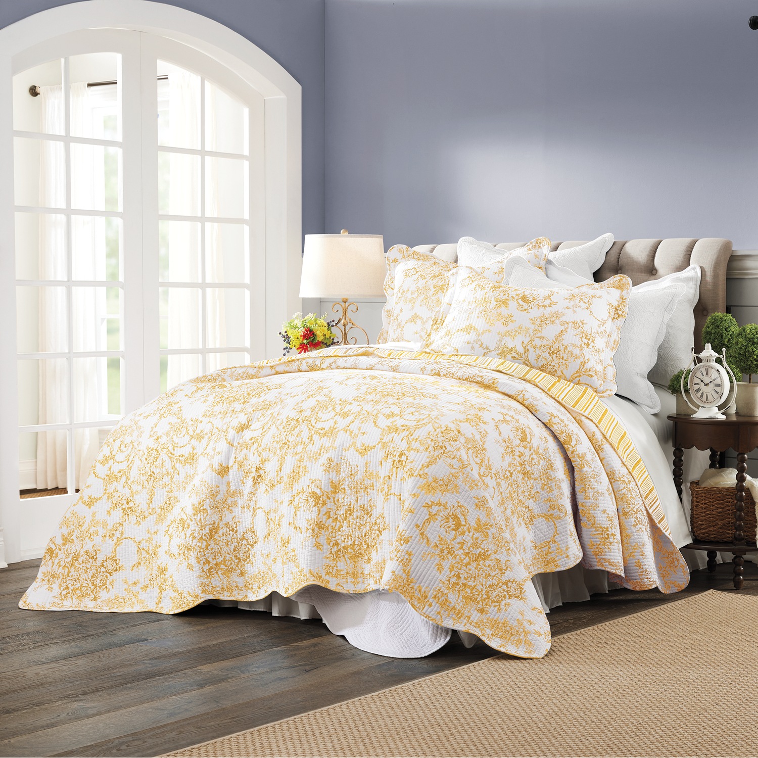 Garden Toile 3-Piece Quilt Set | Montgomery Ward