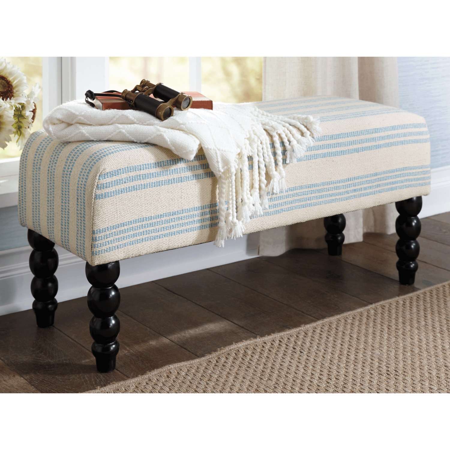 Balen Striped Bench | Montgomery Ward