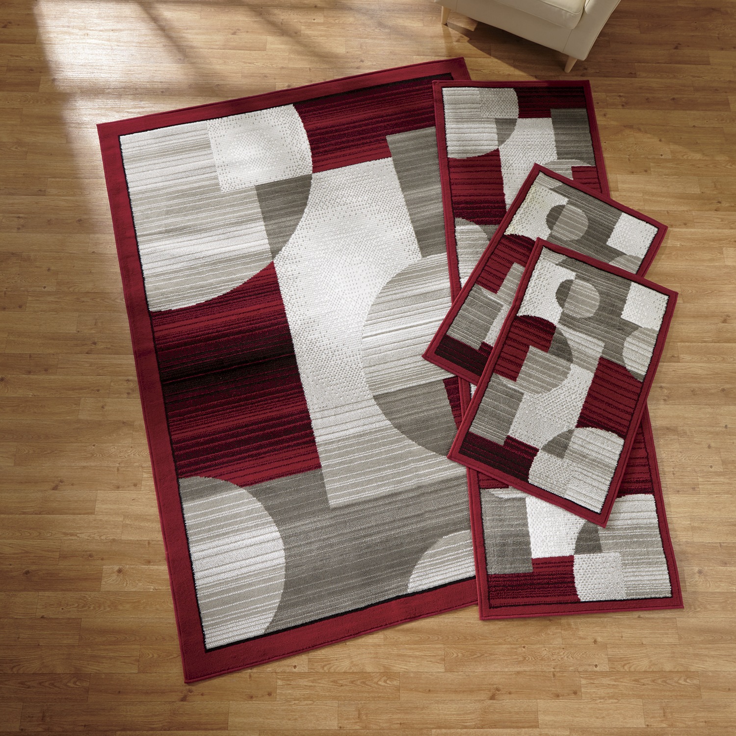 Zoom Zoom 4-Piece Rug Set | Montgomery Ward