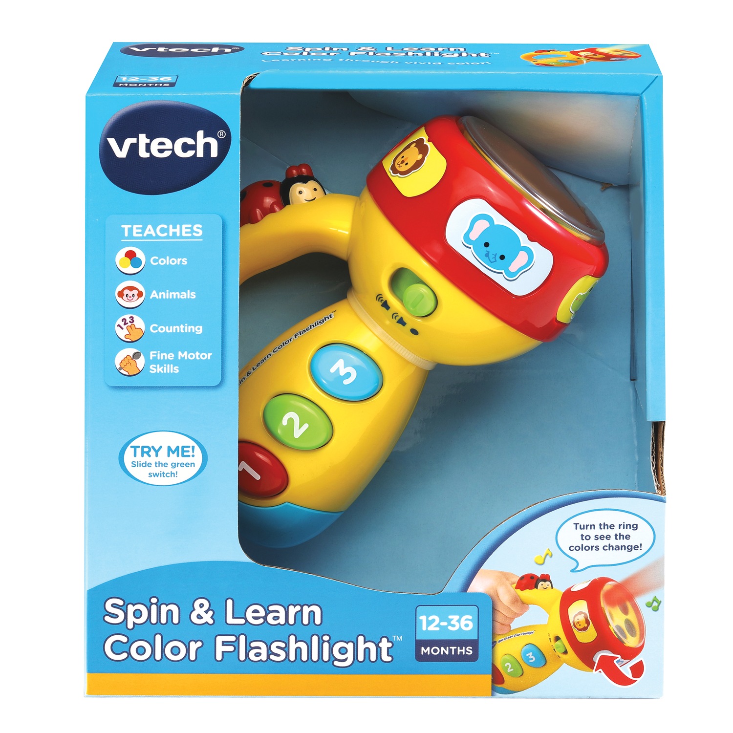 VTech Spin and Learn Color Flashlight | Montgomery Ward