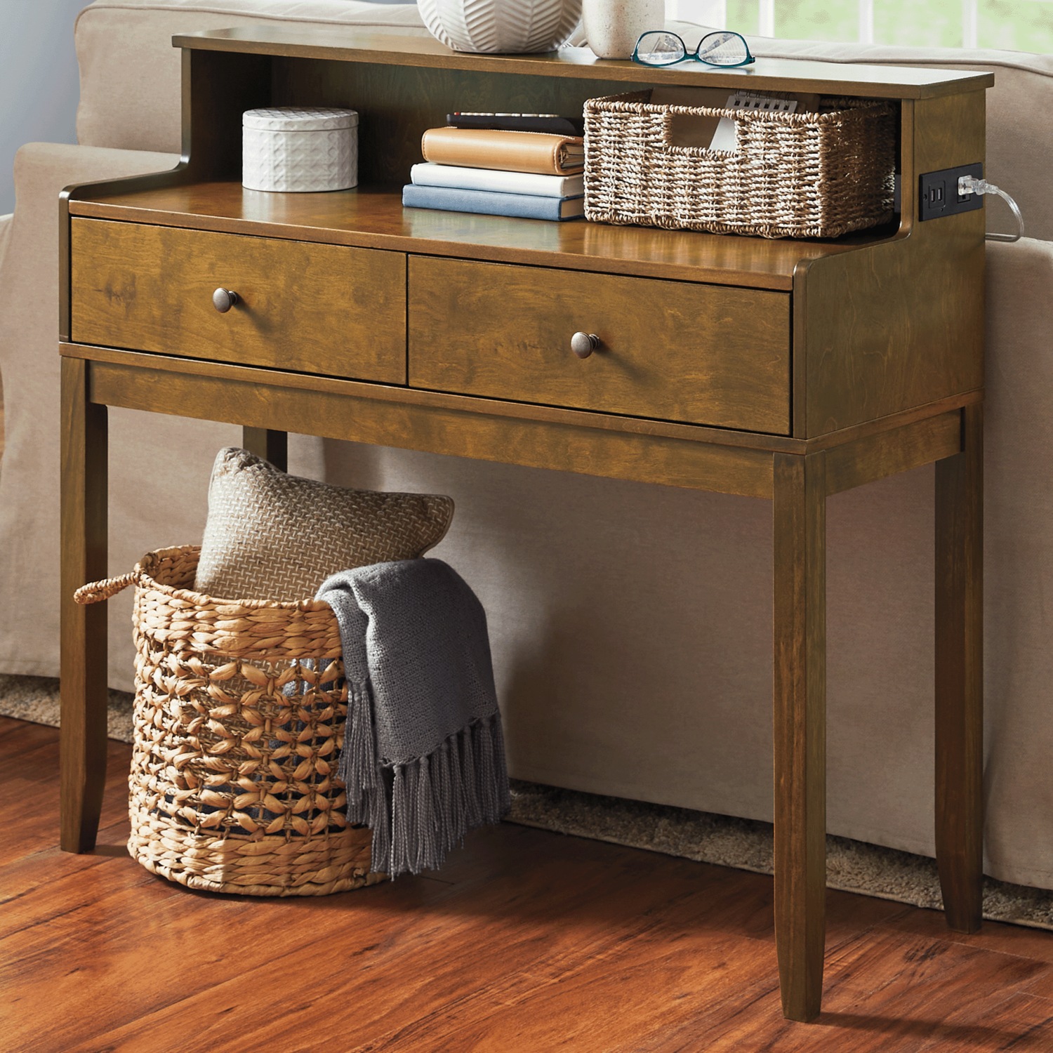 Powered Console Table | Montgomery Ward