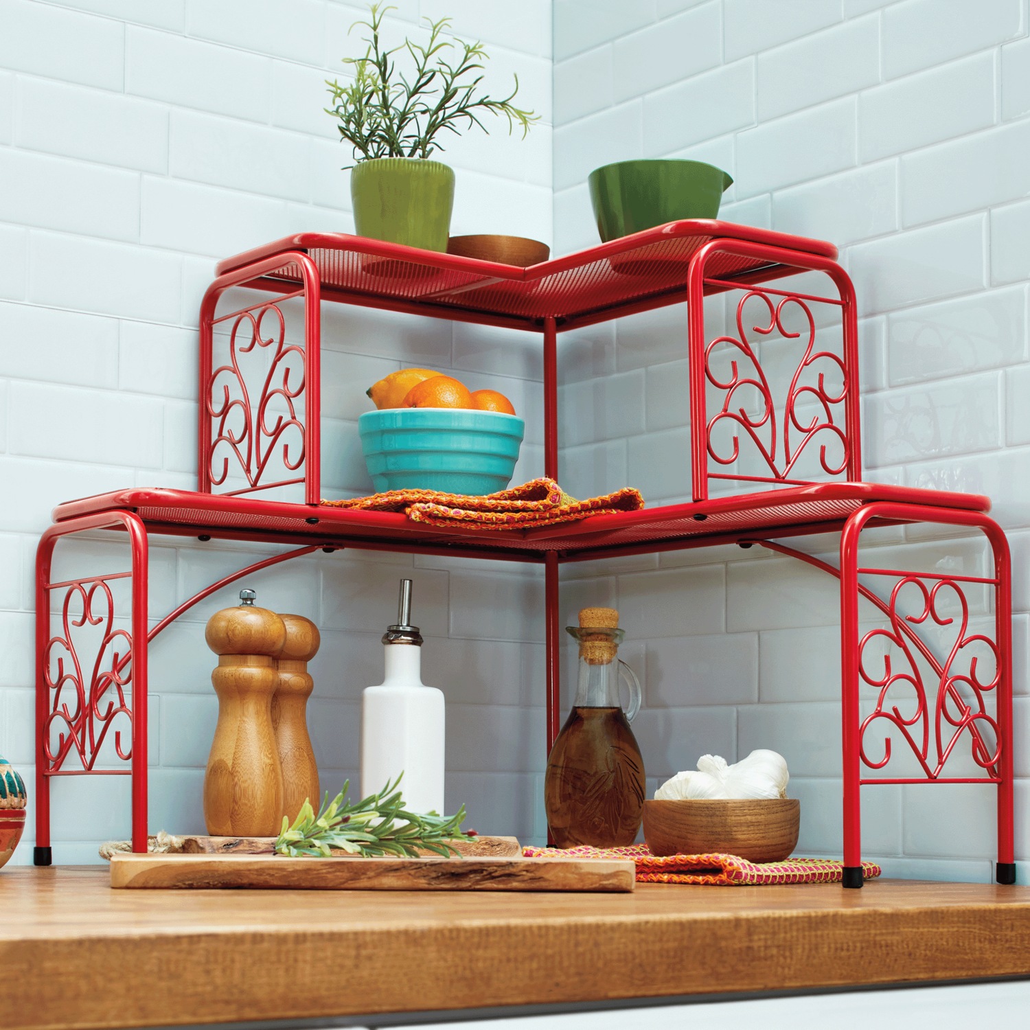 Gate Scroll Corner Shelf | Montgomery Ward