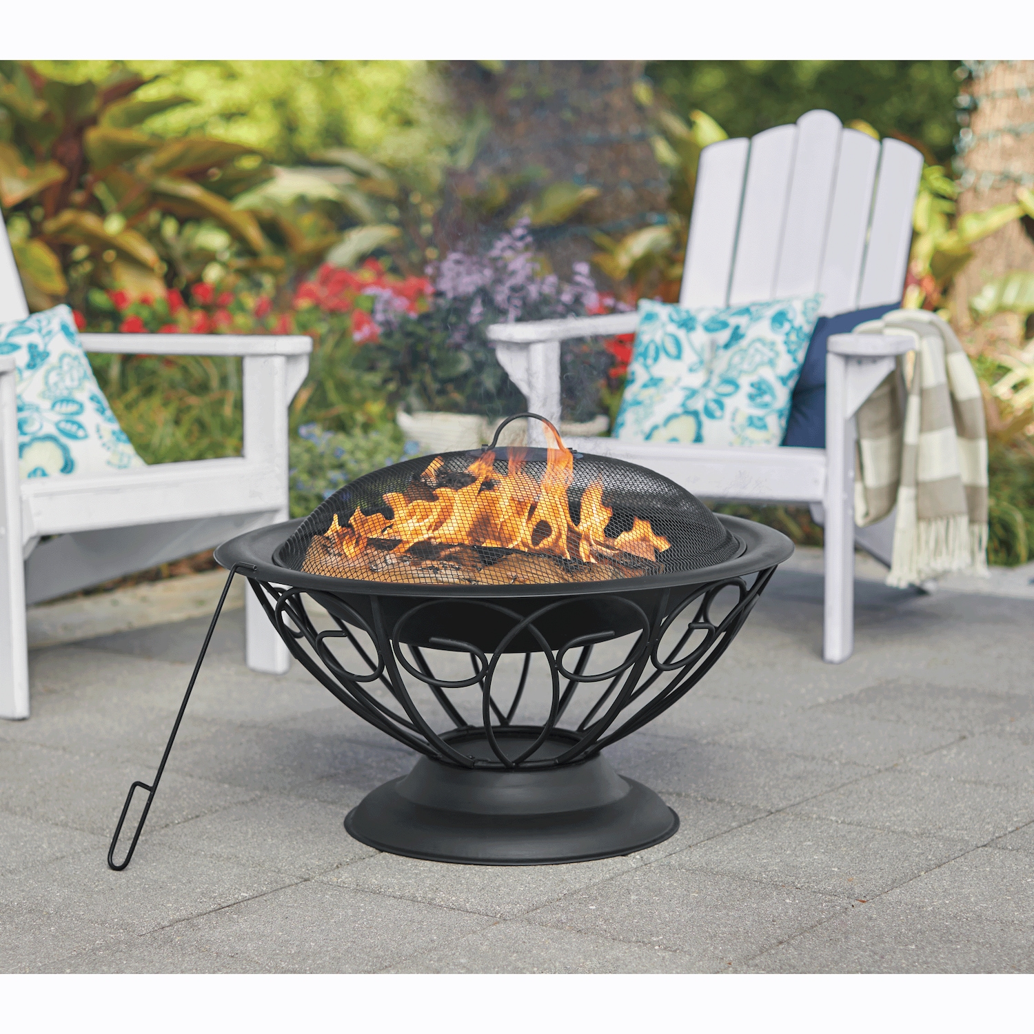 Scroll Fire Pit | Montgomery Ward