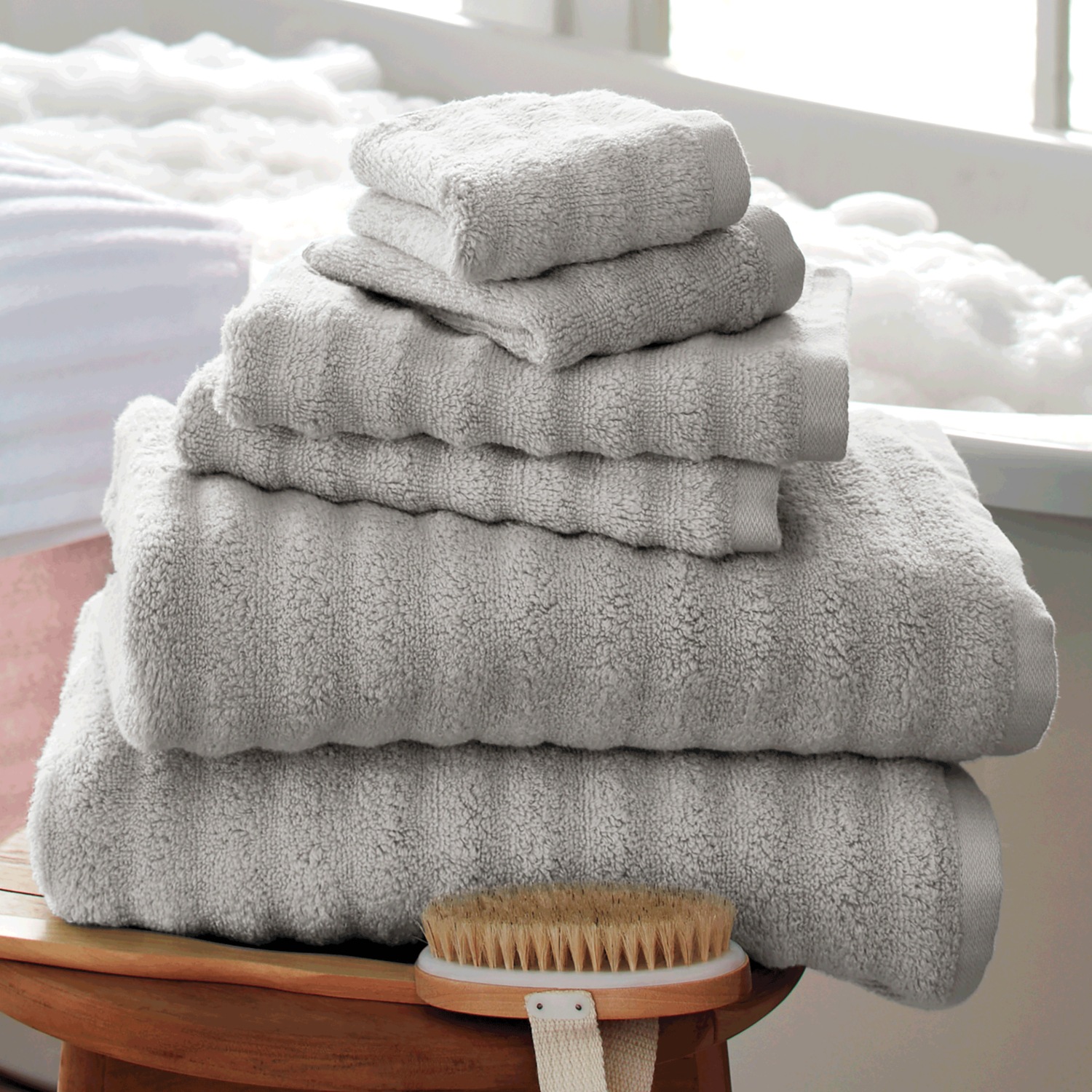 Spa Zero Twist 6-piece Towel Set | Montgomery Ward