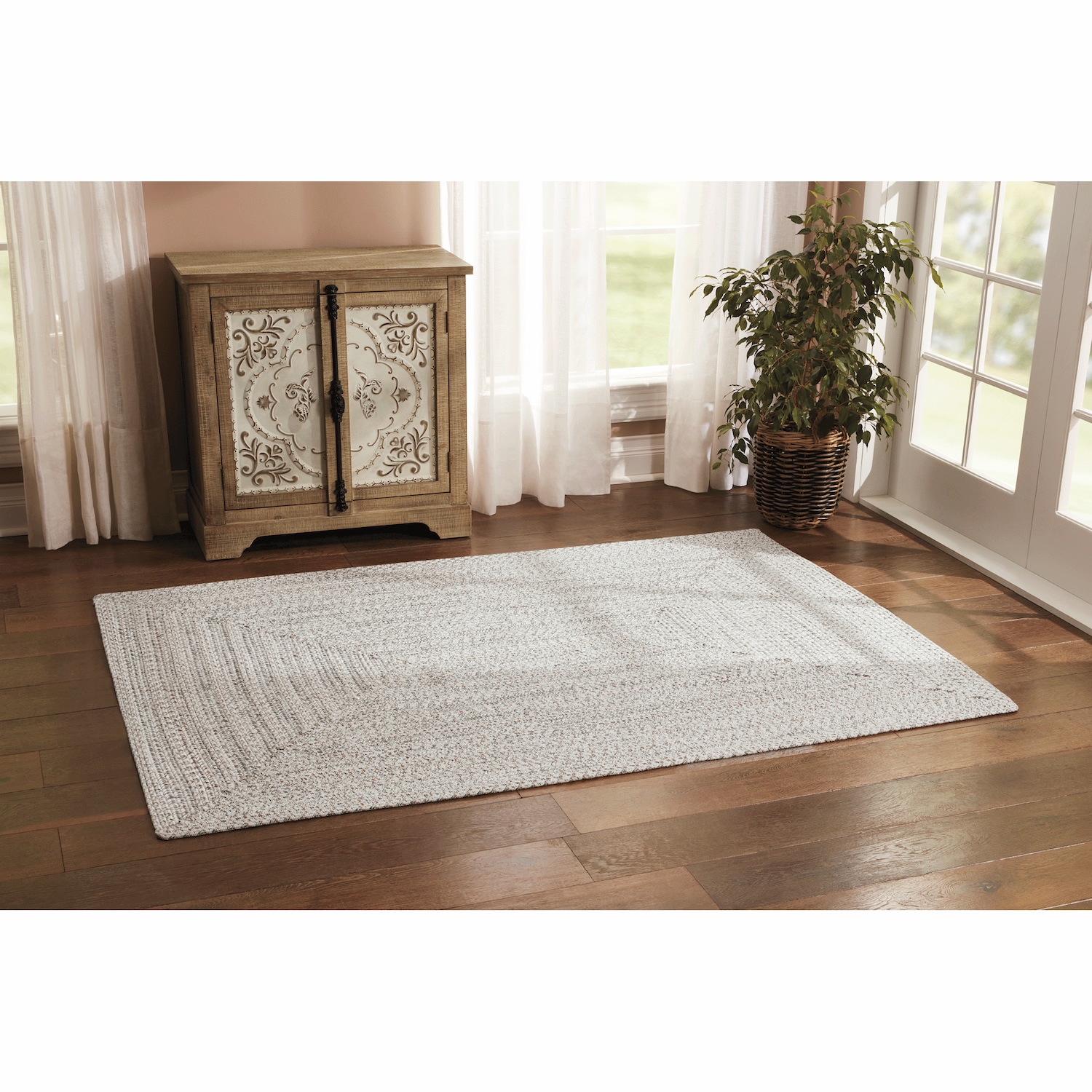 Neutral Braided Rug | Montgomery Ward