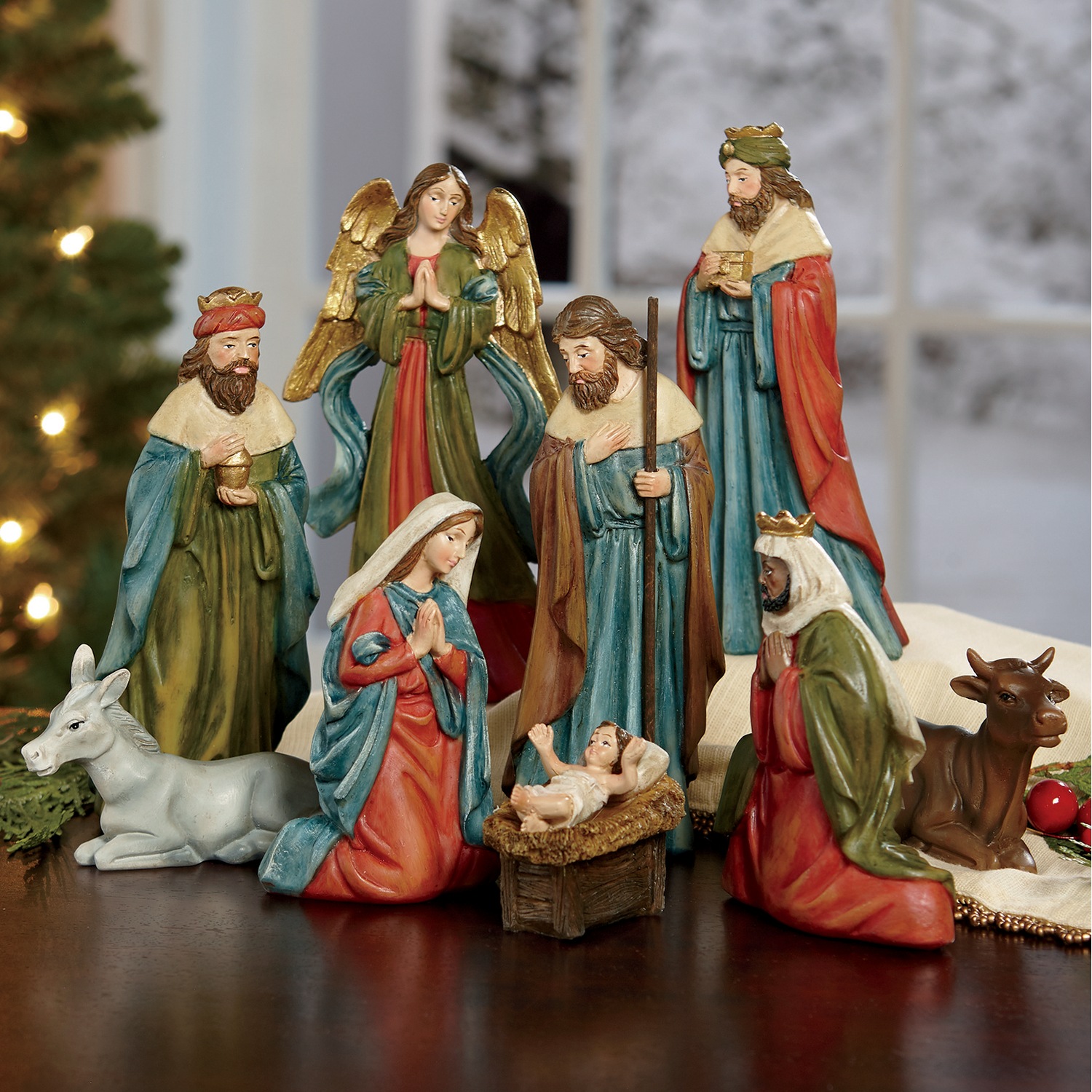 9-Piece Nativity Set | Montgomery Ward