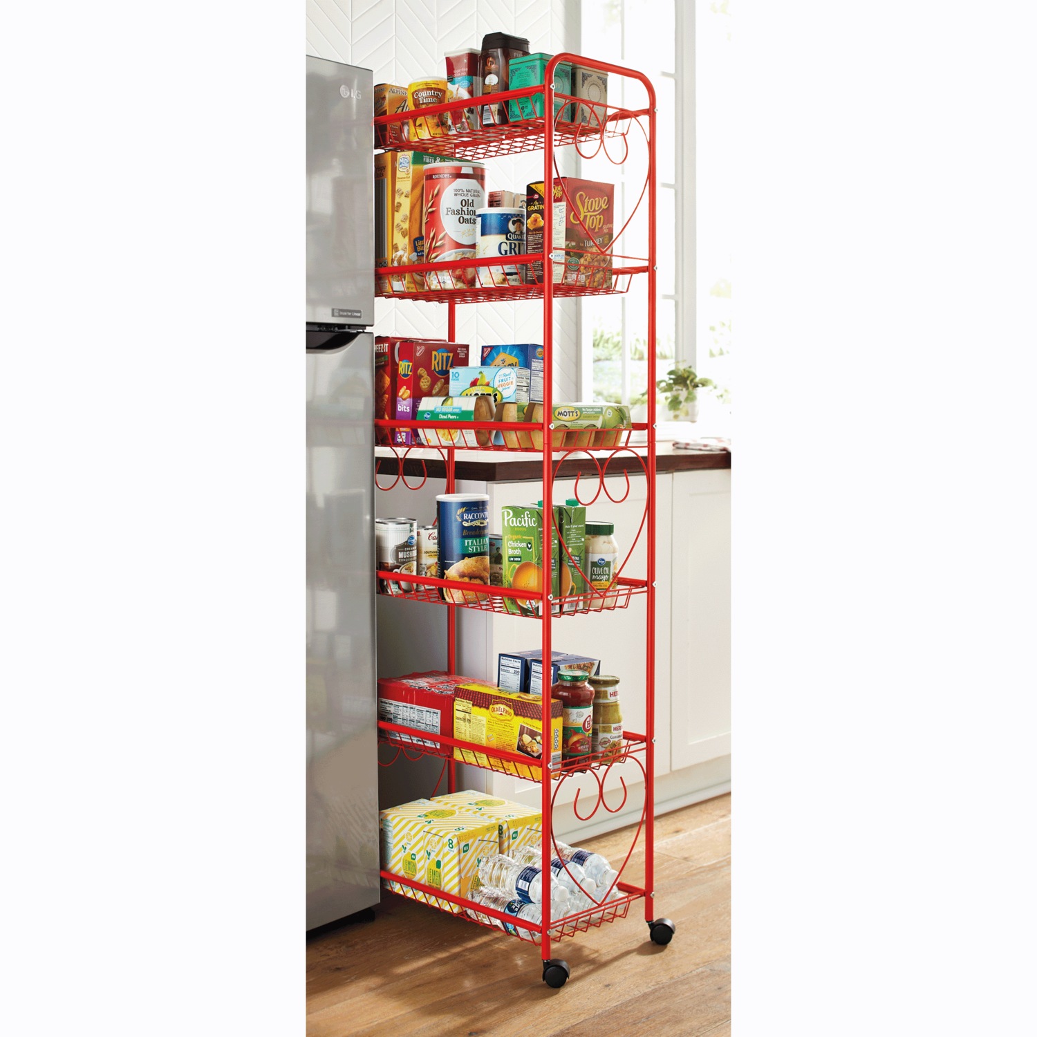 Heart Scroll Mobile Storage Tower | Montgomery Ward
