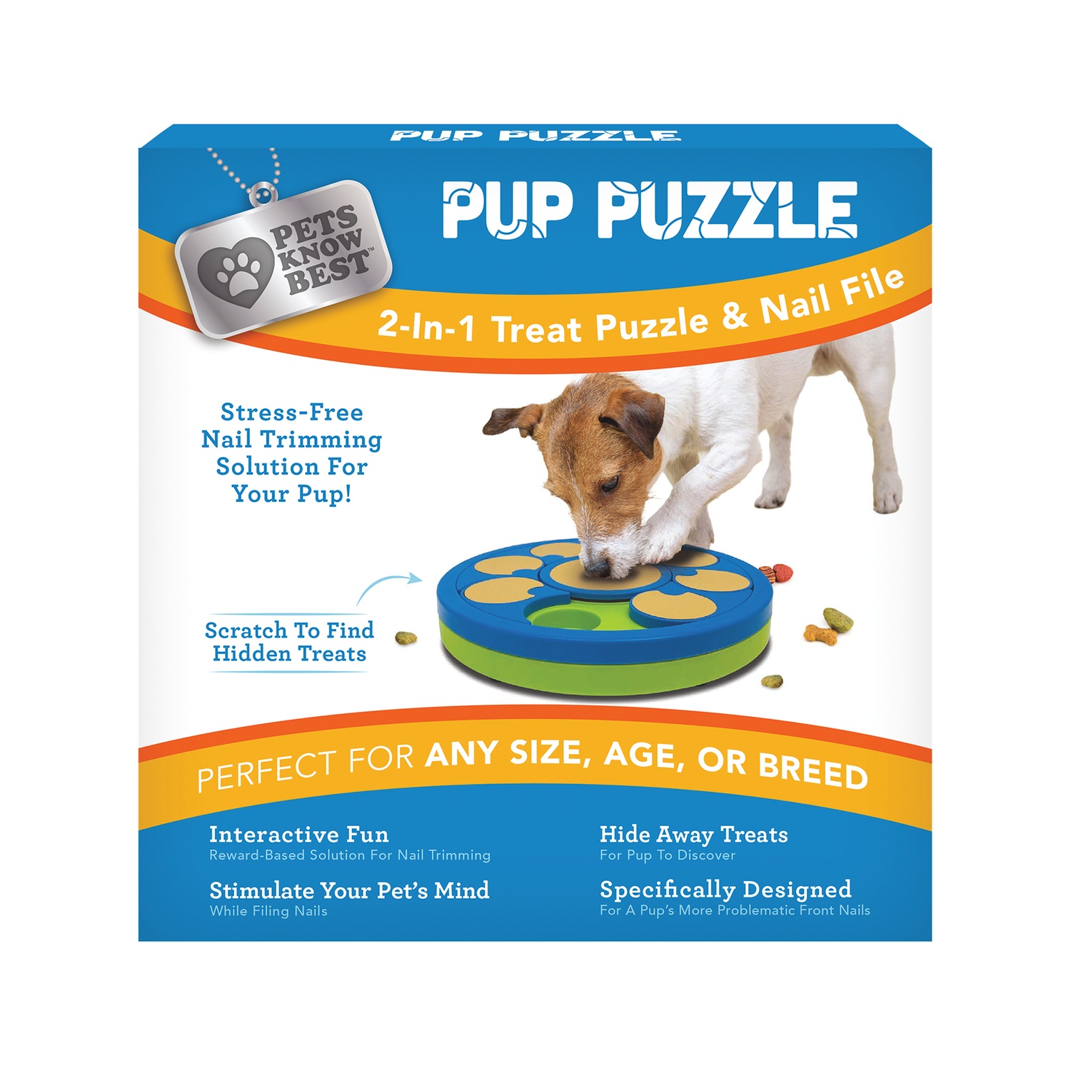 2-in-1 Pup Puzzle/Nail Filer | Montgomery Ward