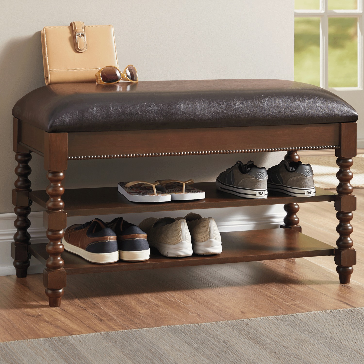 Carrera Wooden Bench | Montgomery Ward