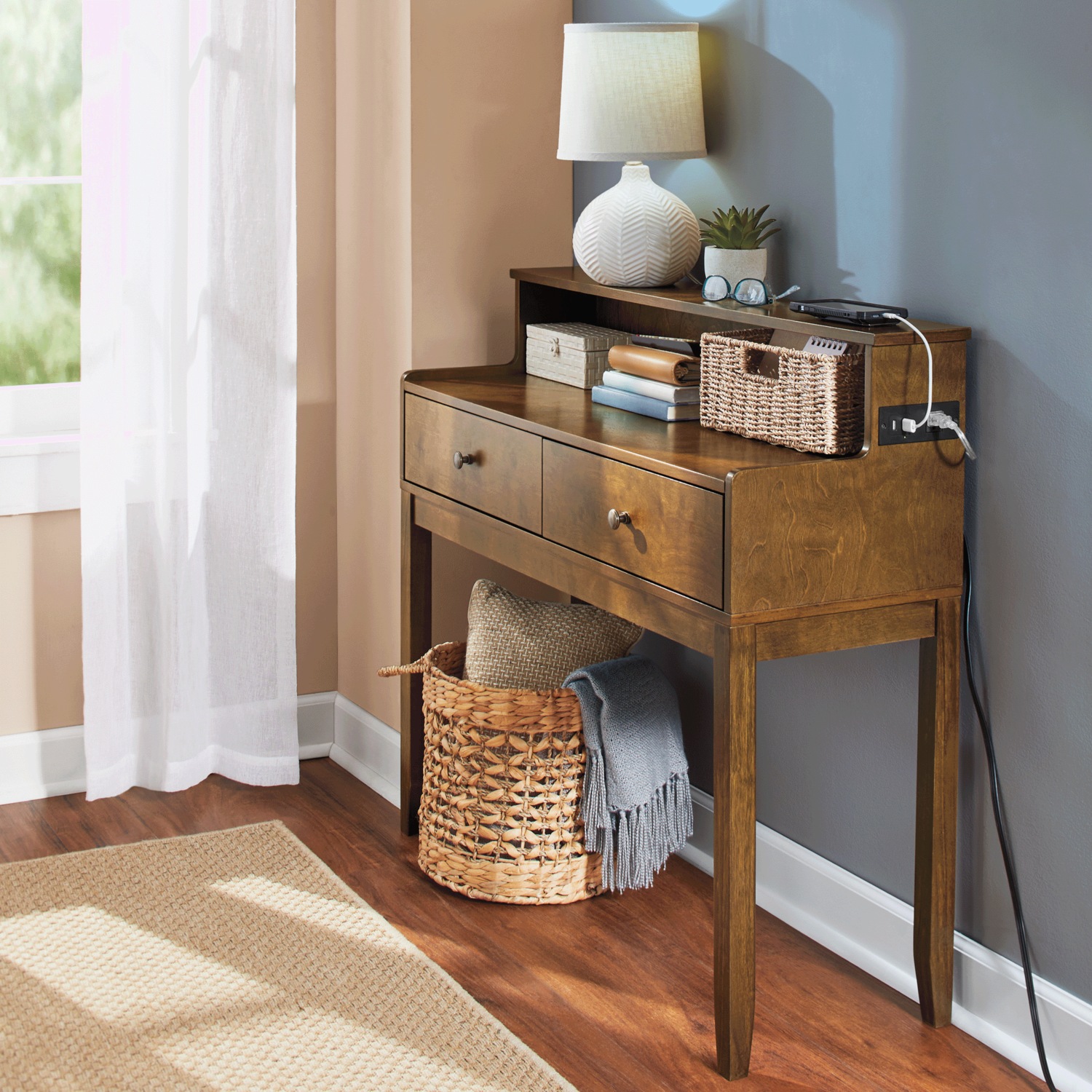 Powered Console Table | Montgomery Ward