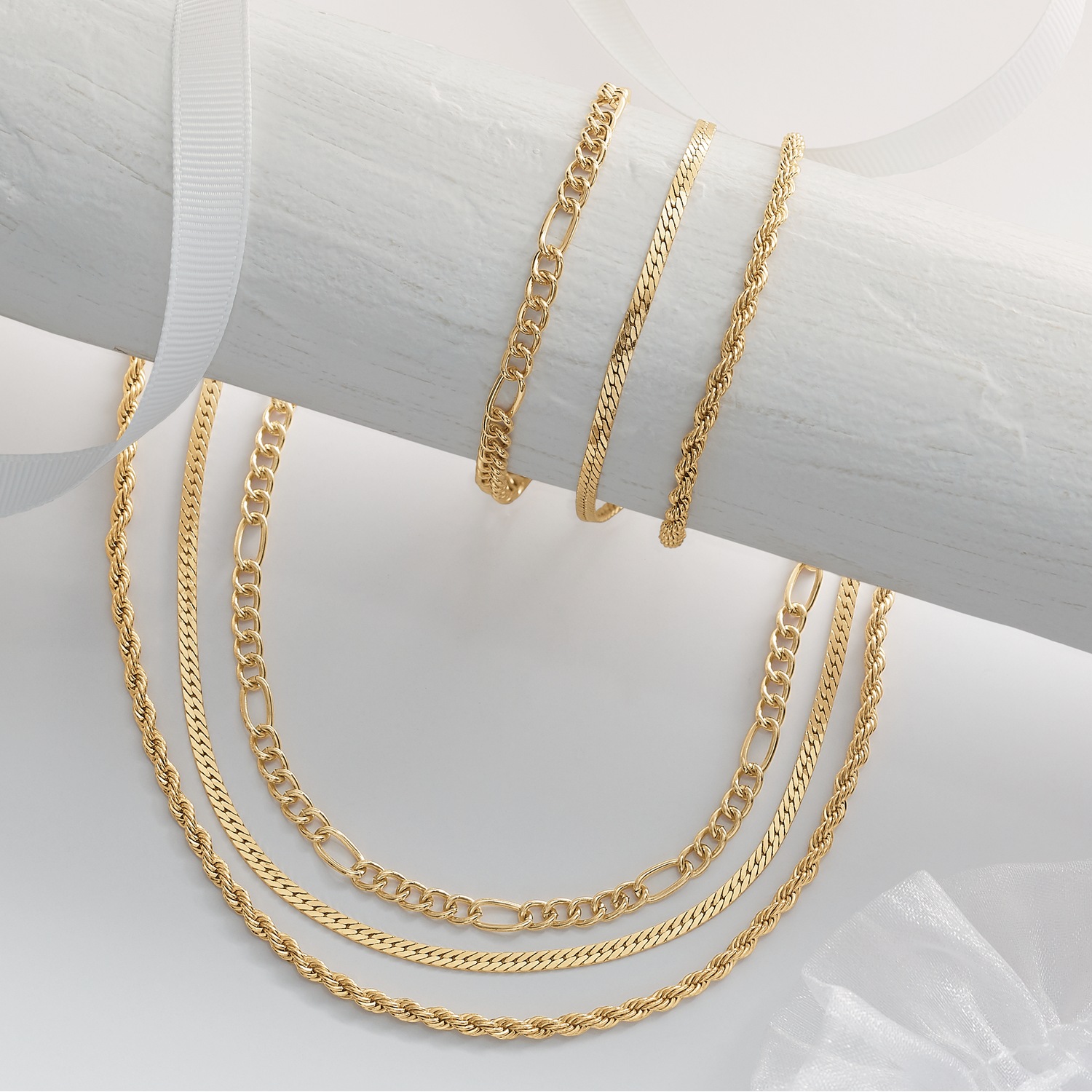 6-Piece Chain Set in Pouch | Montgomery Ward