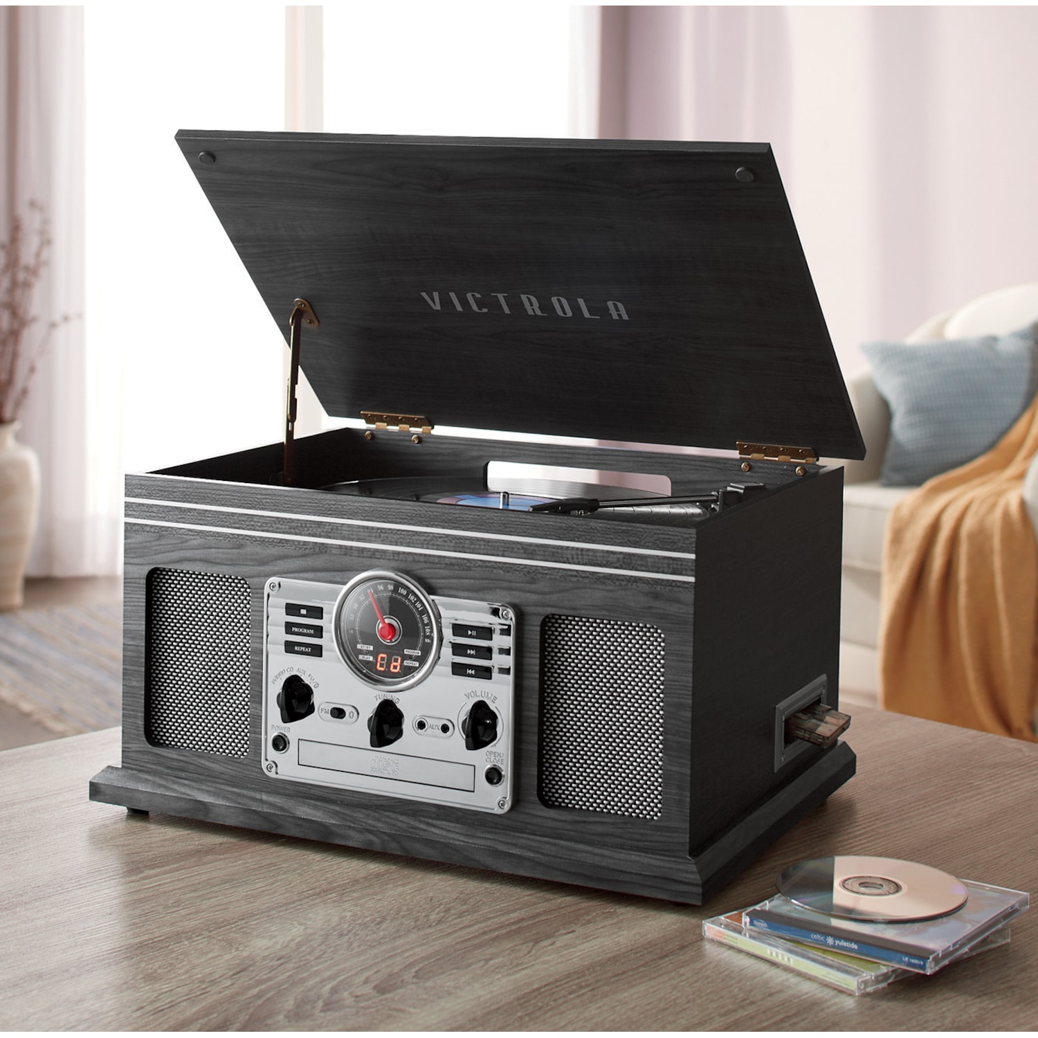 Victrola Classic 6-In-1 Turntable with Bluetooth | Montgomery Ward